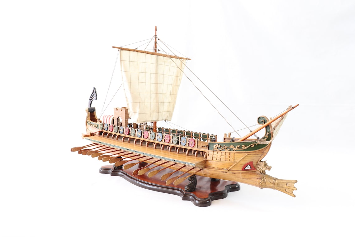 Caesar Ship Model Julius Caesar Ship Roman Ship Roman - Etsy