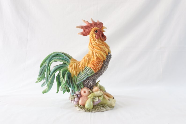 Vintage Rooster Figurine Ceramic Rooster Rooster - Etsy