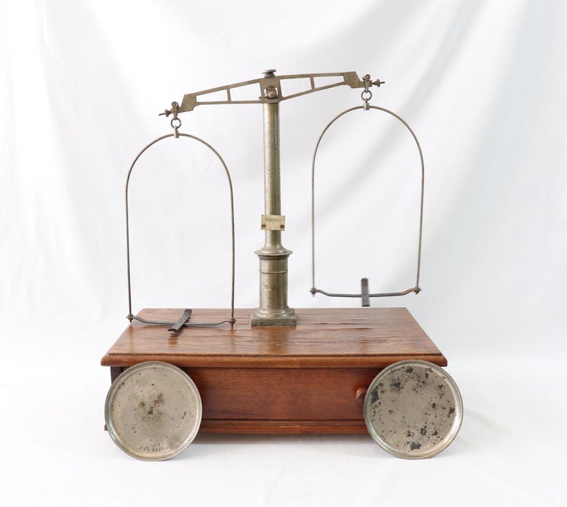 Antique Precision Scale, Balance Scale, Primitive Scale, Apothecary ...