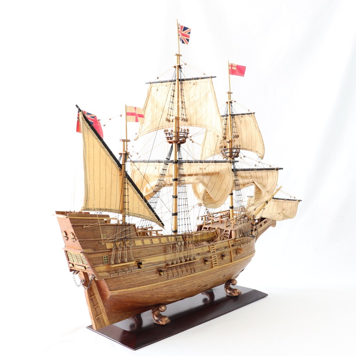 Mayflower Ship Model Mayflower UK 1620 Wooden Ship Model - Etsy