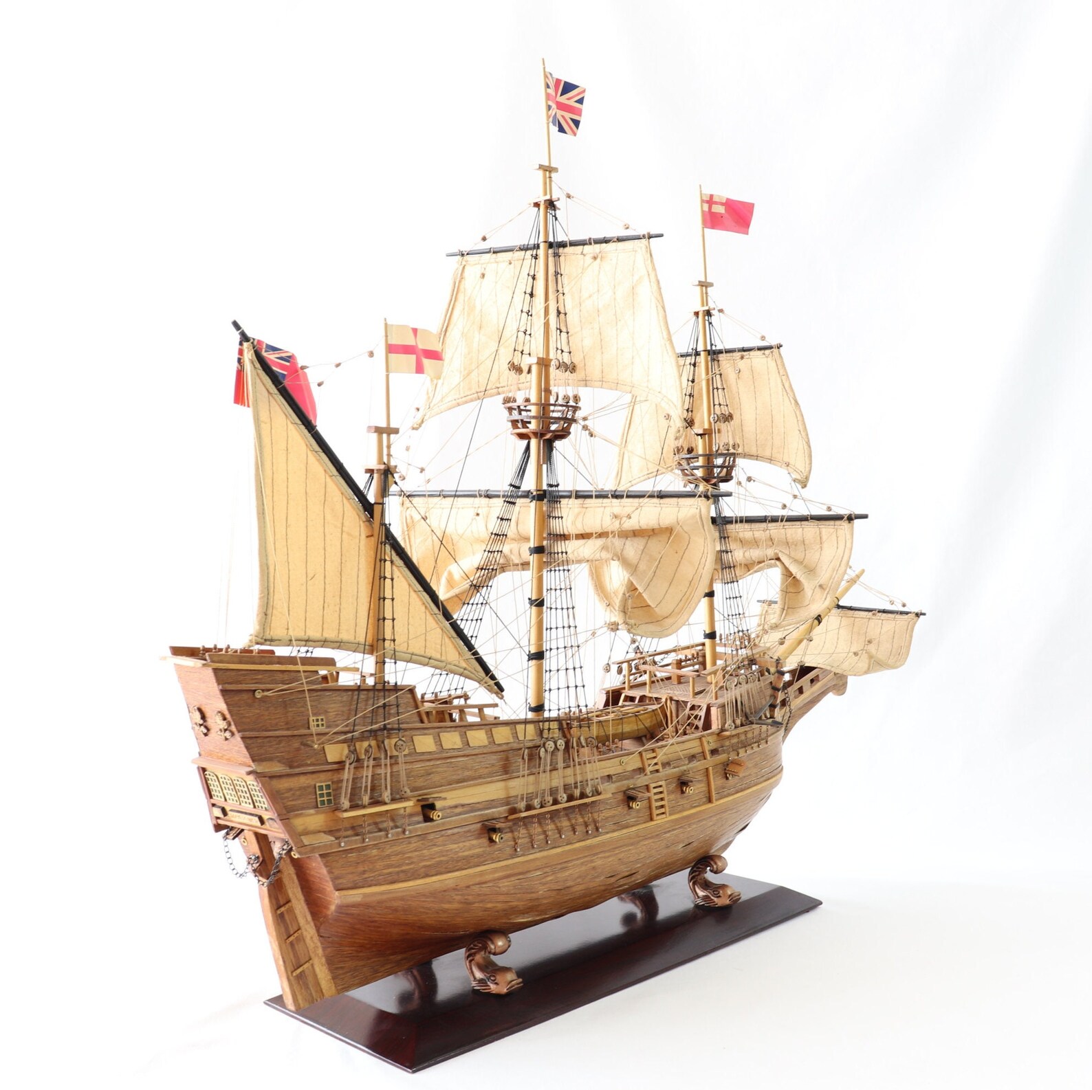 Mayflower Ship Model, Mayflower UK 1620, Wooden Ship Model, Handmade ...