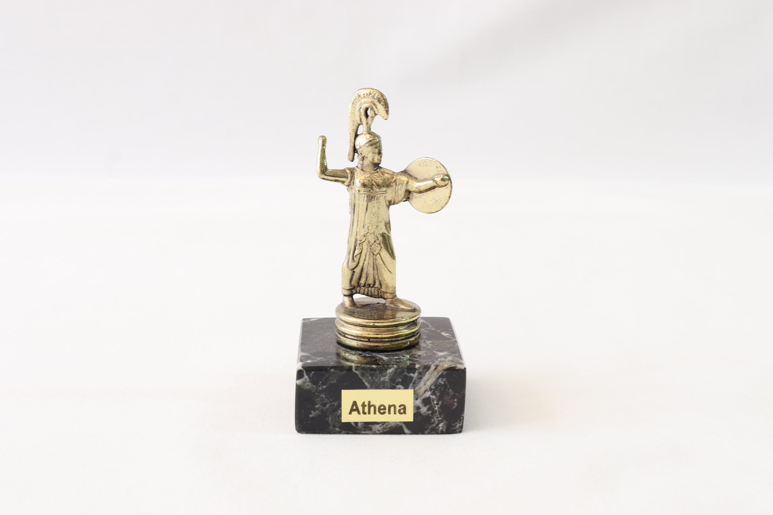 Athena Figurine Olympian God Gold Athena Statue Greek Mythology Athena ...
