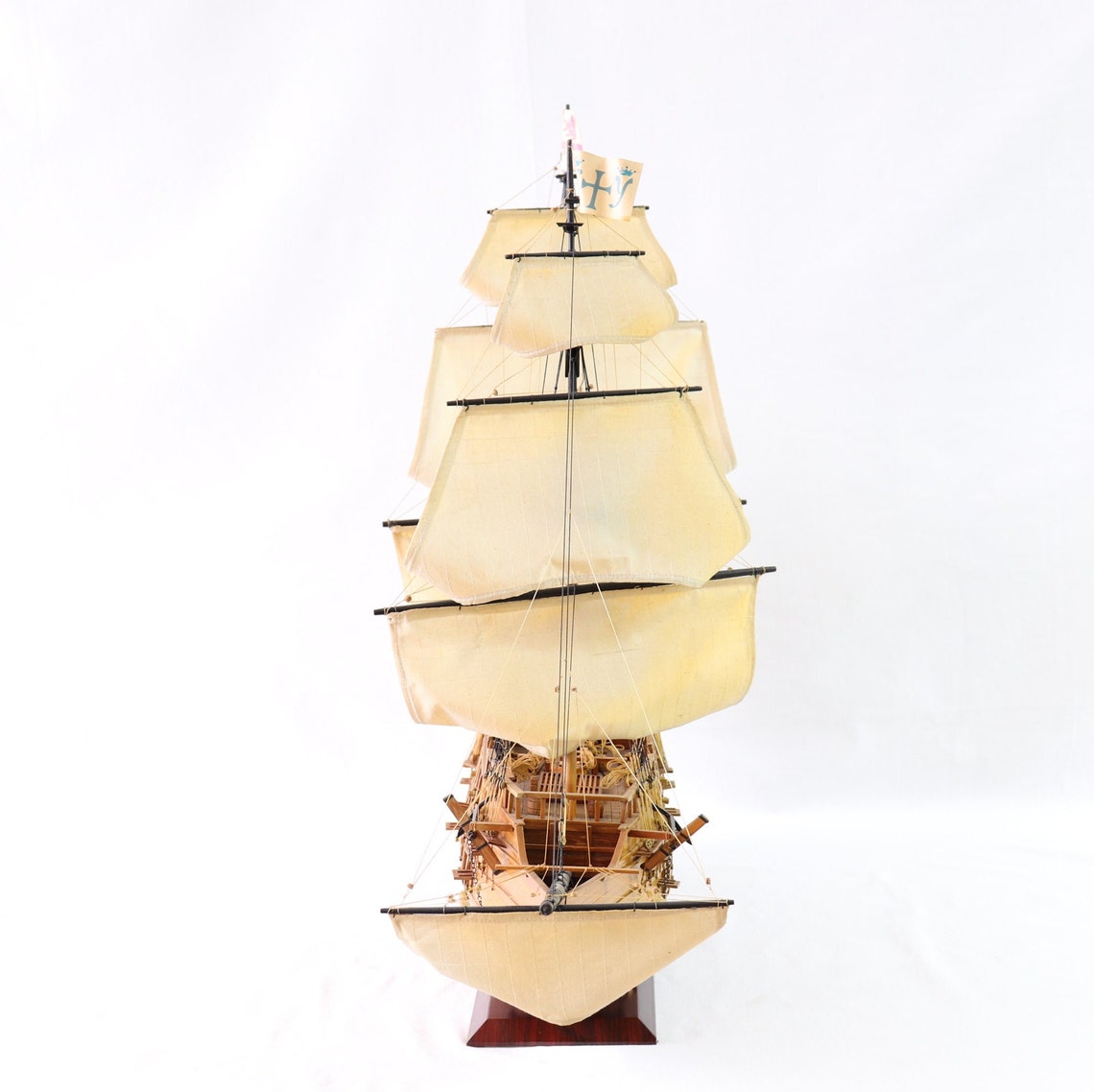 Spanish Galleon Ship Model Wooden Ship Model Handmade Ship - Etsy
