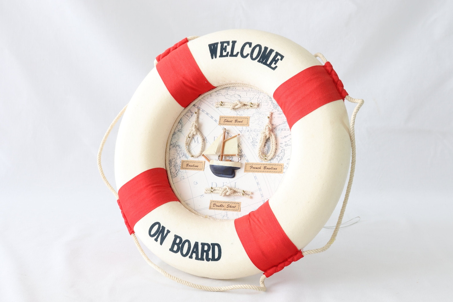 Nautical Life Ring, Life Preserver Ring, Nautical Wall Decor, Nautical ...