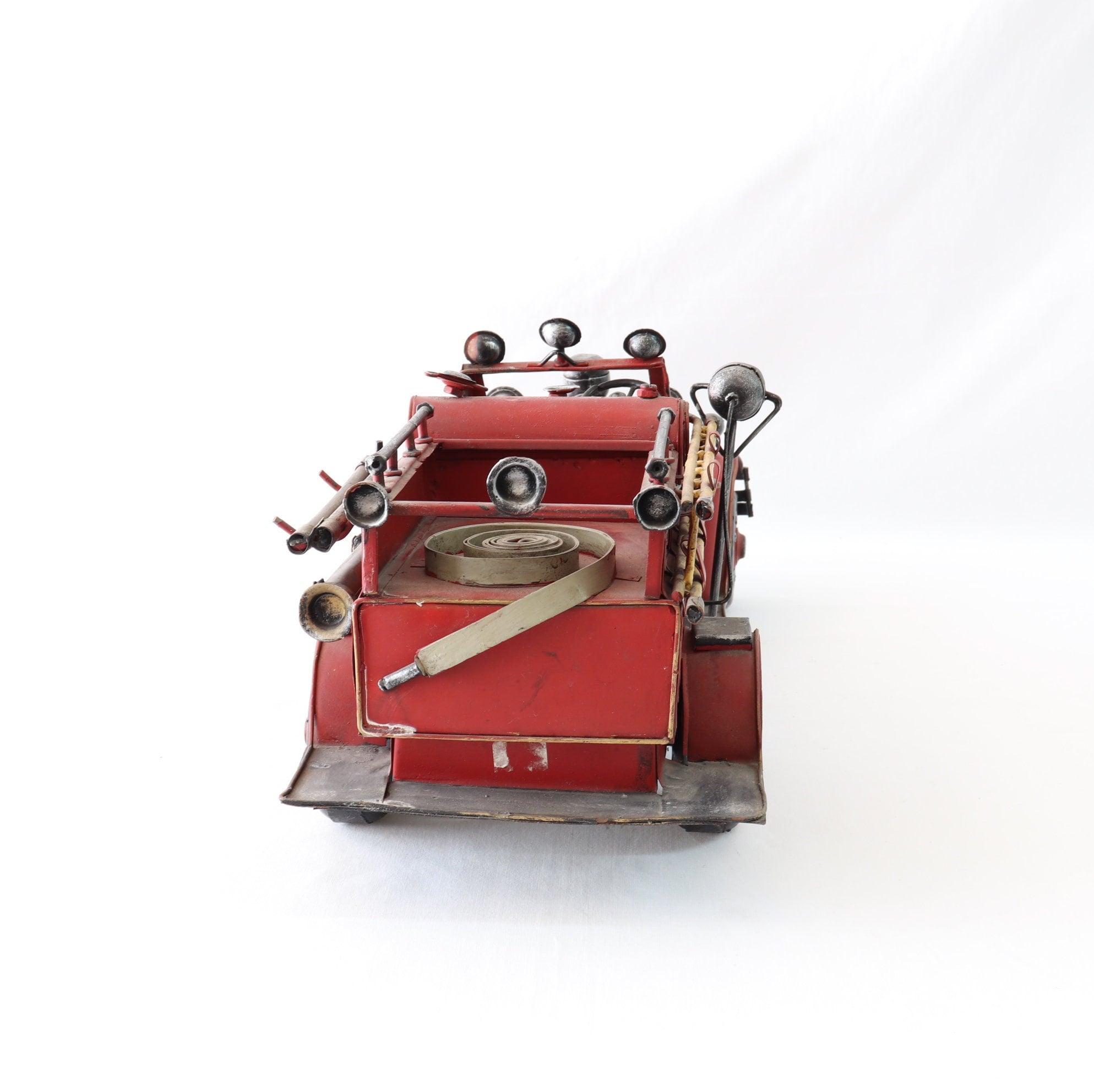 Antique Fire Truck Model Fire Truck Miniature Metal Car - Etsy