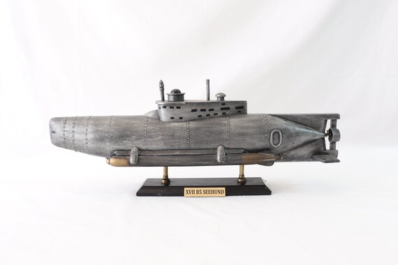 German Submarine Model Seehund Type XXVII Submarine Handmade - Etsy