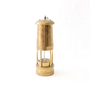 Mine Lantern, Vintage Lantern, Brass Lantern, Oil Lantern, Lantern ...
