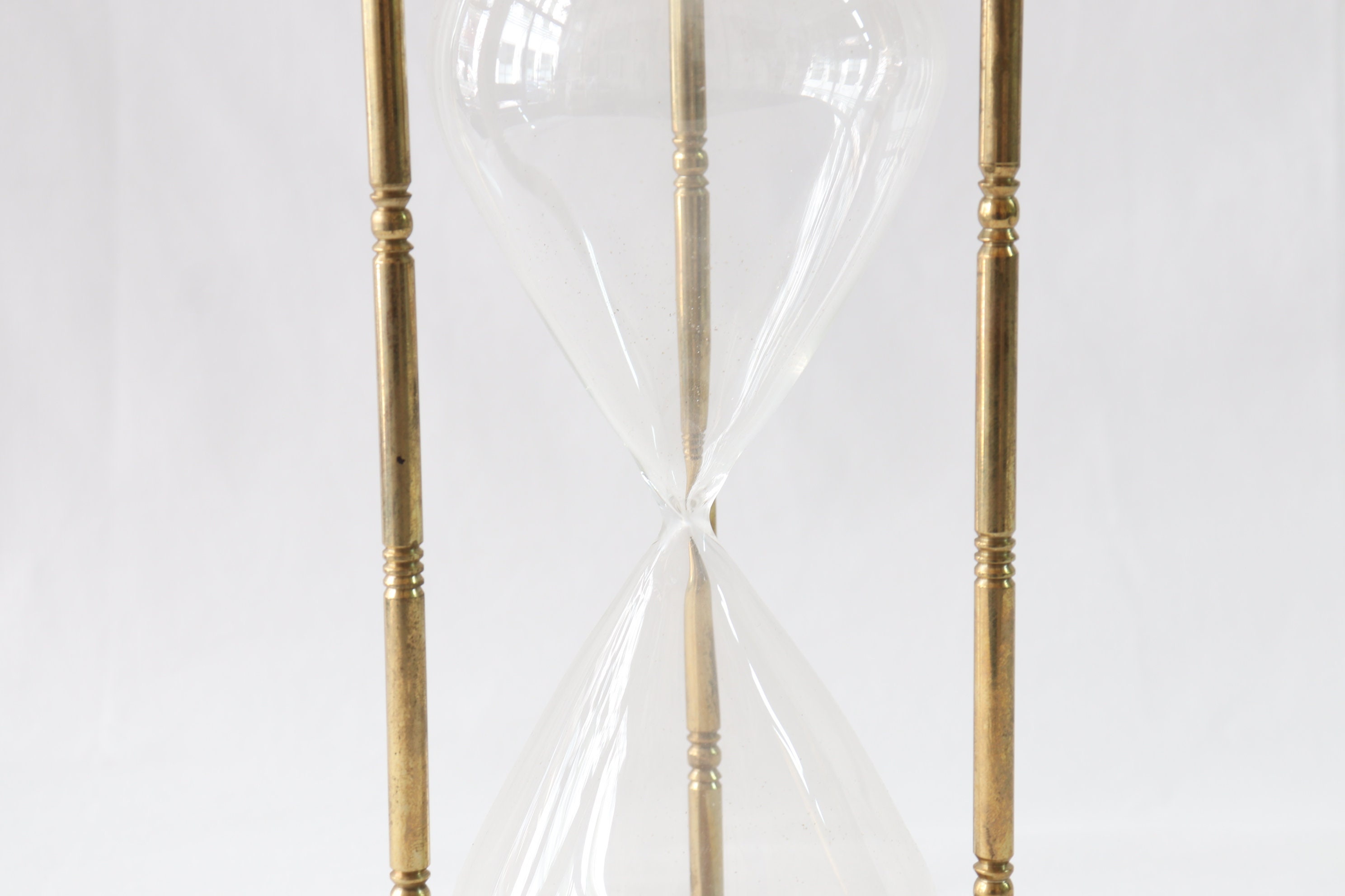 Vintage Hourglass Timer Brass Hourglass Vintage Sand Timer | Etsy