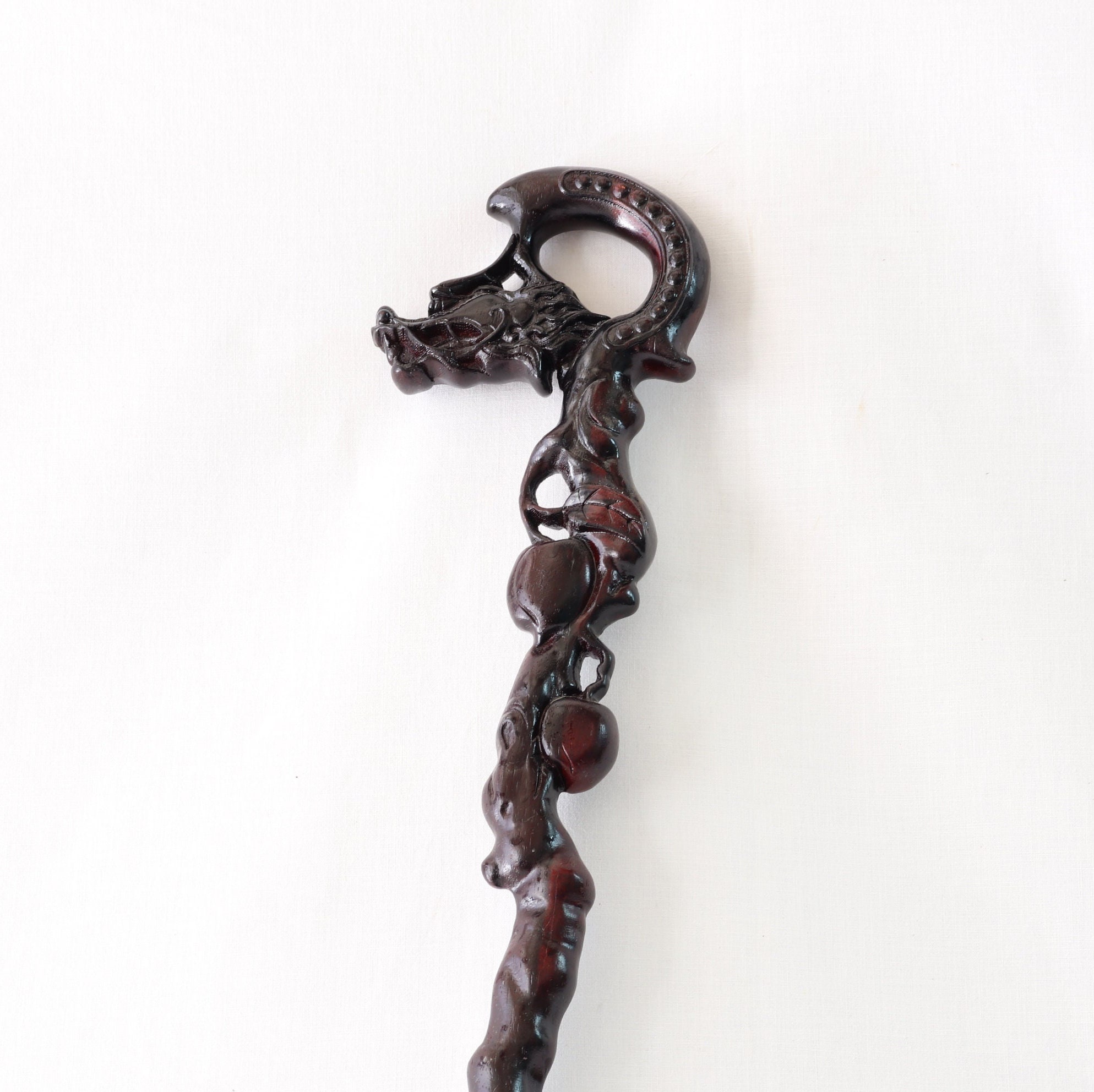 Dragon Walking Cane Dragon Walking Stick Wooden Walking - Etsy