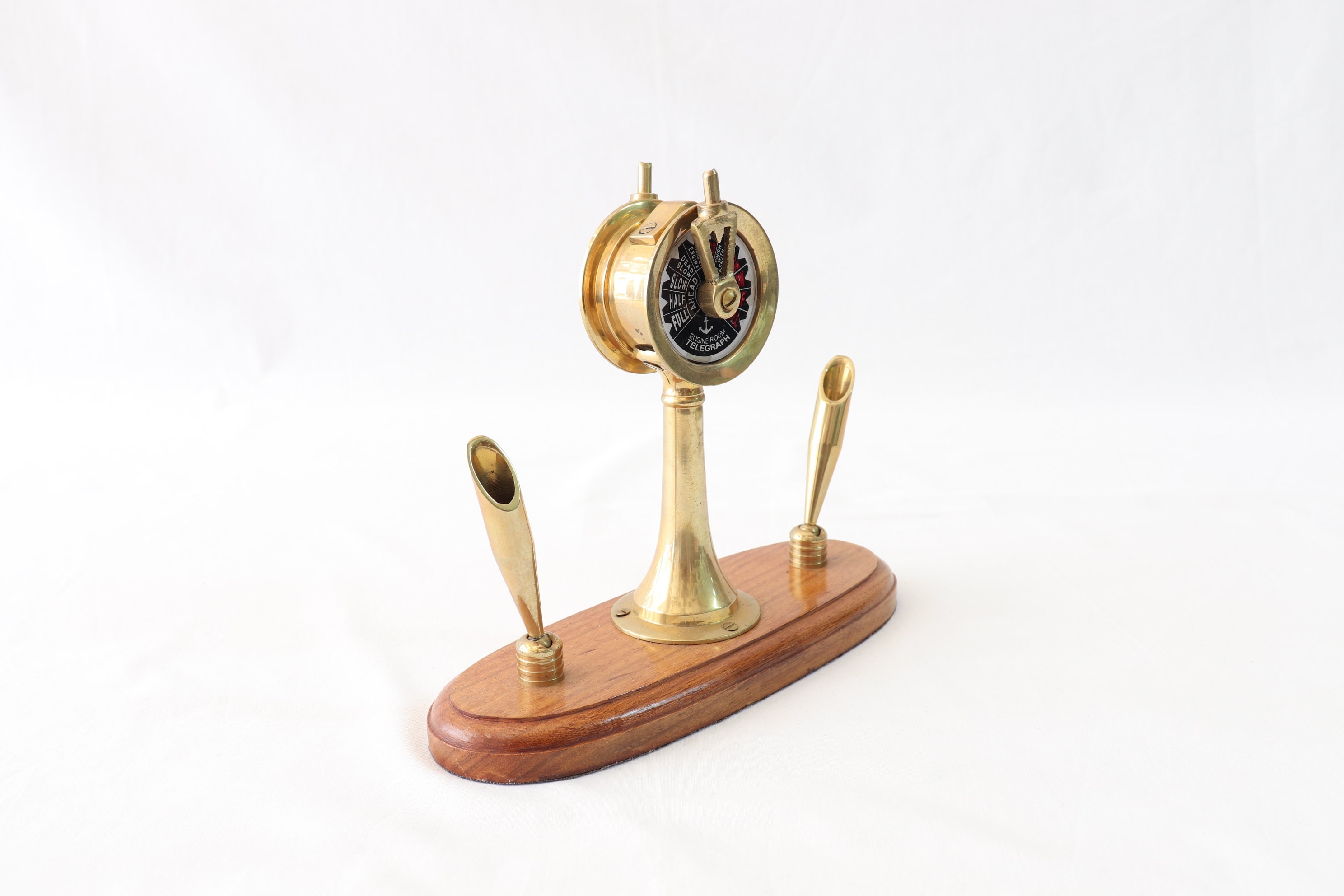 Nautical Pen Holder, Ships Telegraph, Engine Order Telegraph, Double ...
