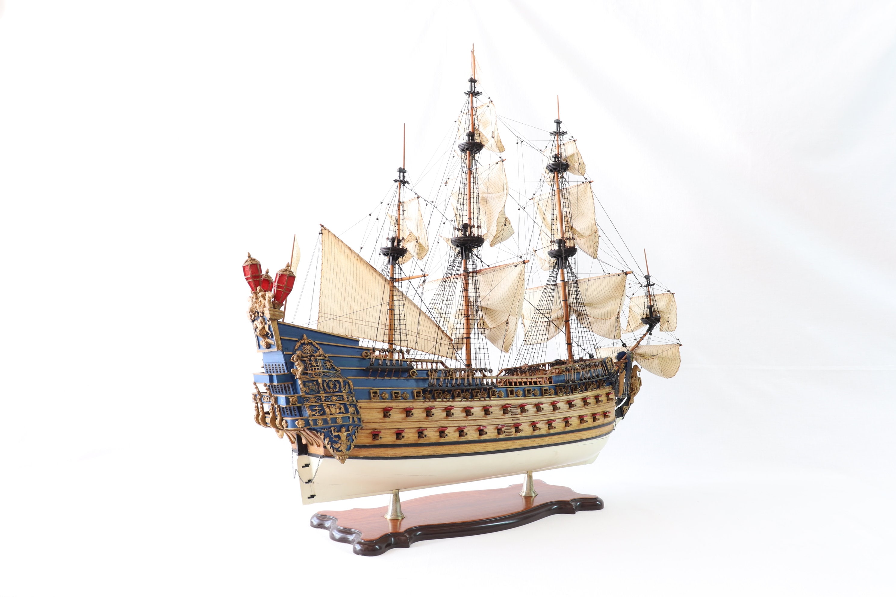 Soleil Royal Ship Model Wooden Ship Model Handmade Ship - Etsy Canada