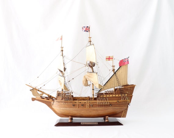 Mayflower Ship Model Mayflower UK 1620 Wooden Ship Model - Etsy