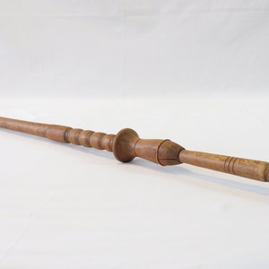 Antique Distaff, Wooden Distaff, Handmade Distaff, Spinning Distaff ...