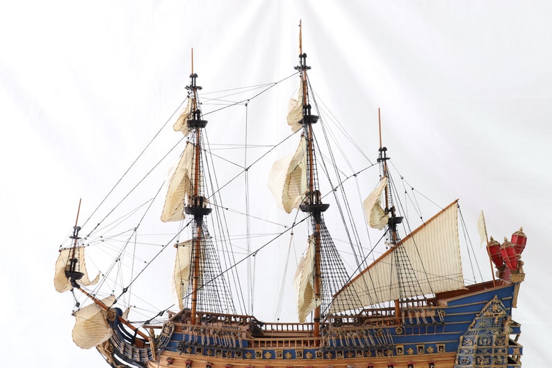 Soleil Royal Ship Model, Wooden Ship Model, Handmade Ship Model ...