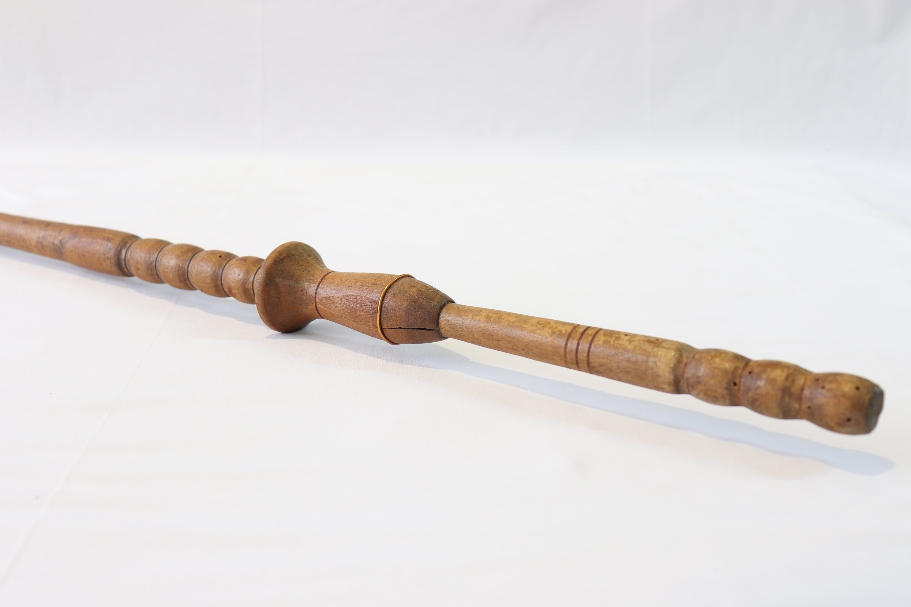 Antique Distaff, Wooden Distaff, Handmade Distaff, Spinning Distaff ...