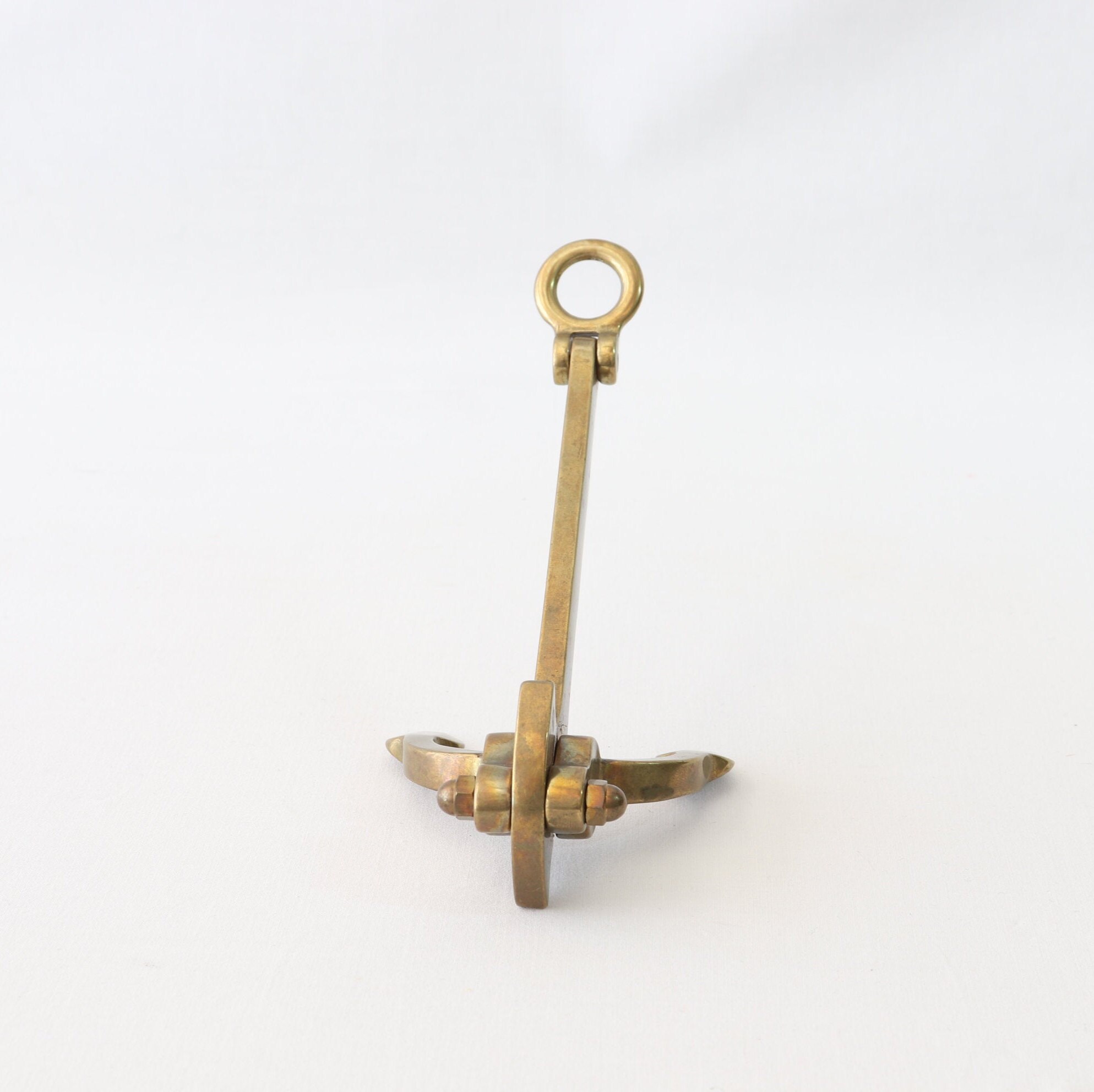 Anchor Paperweight, Nautical Anchor, Vintage Brass Anchor, Ships Anchor ...