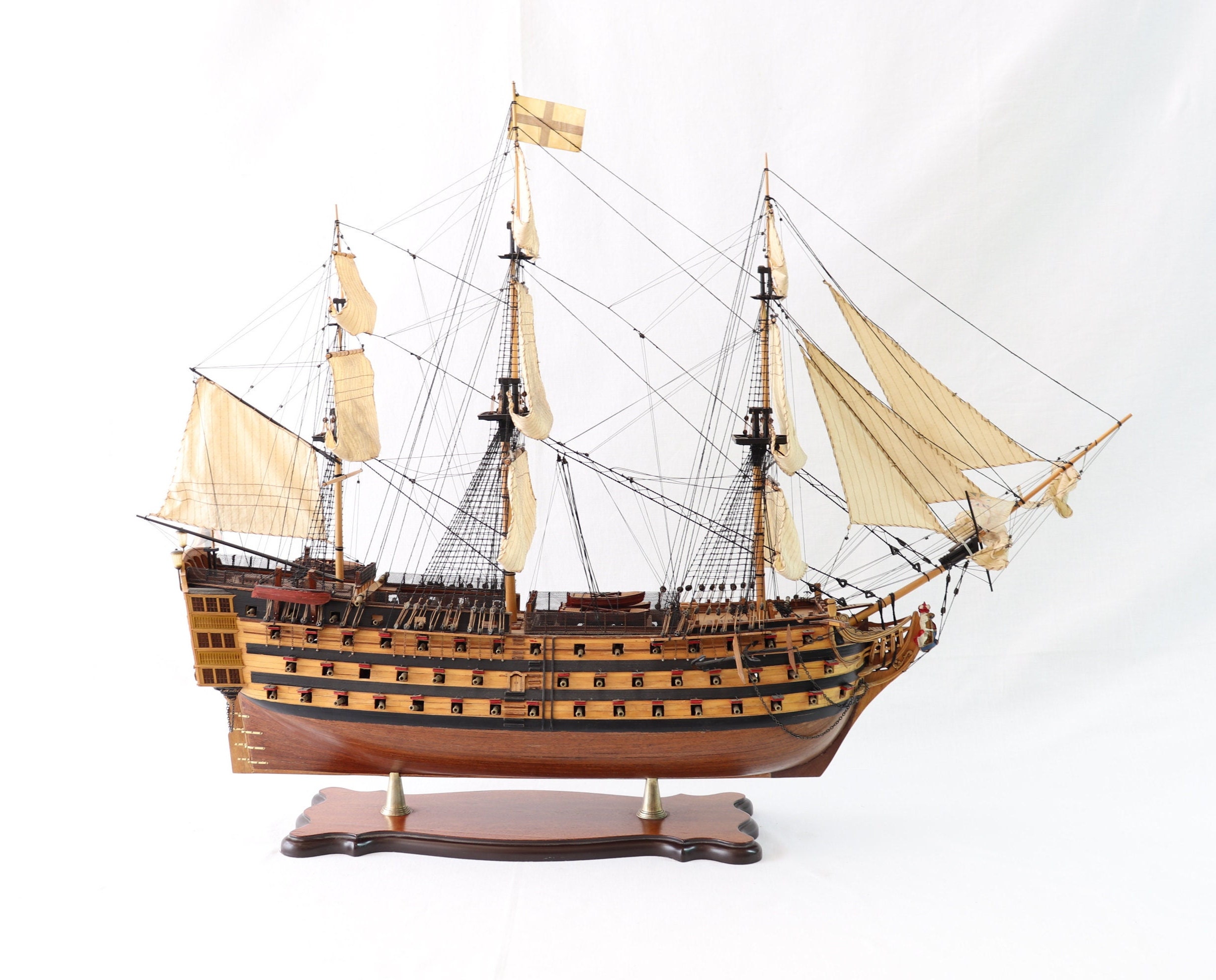 HMS Victory Ship Model Wooden Ship Model Handmade Ship - Etsy UK