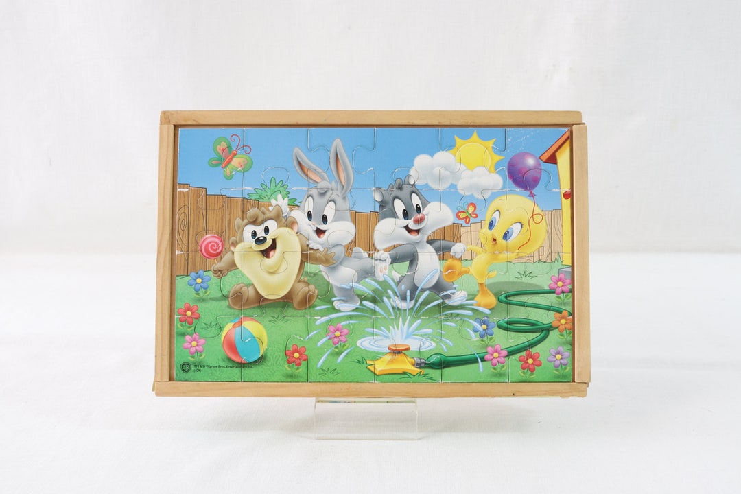 Baby Looney Tunes Puzzle, Wooden Puzzle, Warner Bros Puzzle, Puzzle for ...