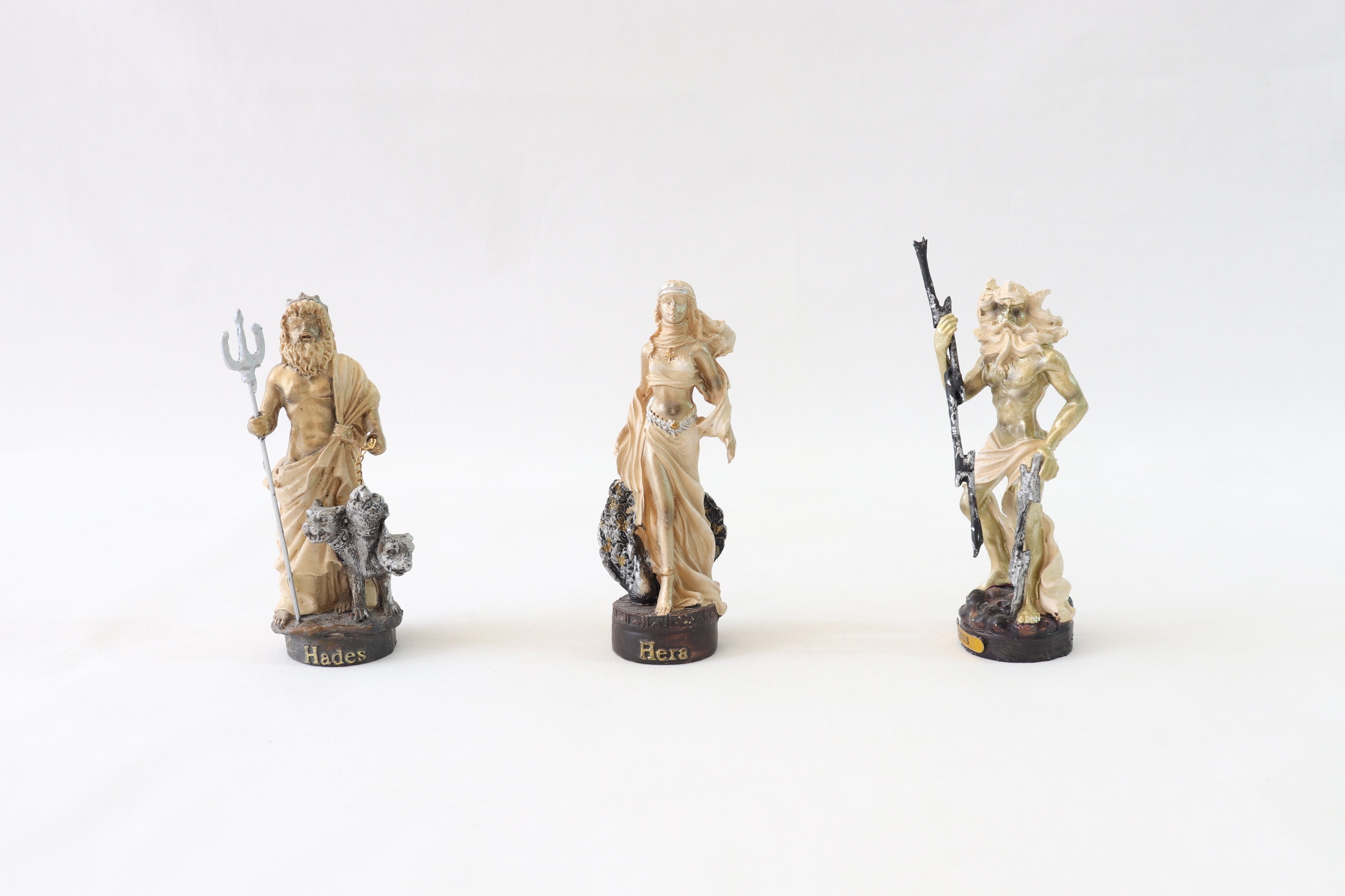 Hades Hera Zeus Statue Zeus Figurine Hades Figurine Hera - Etsy