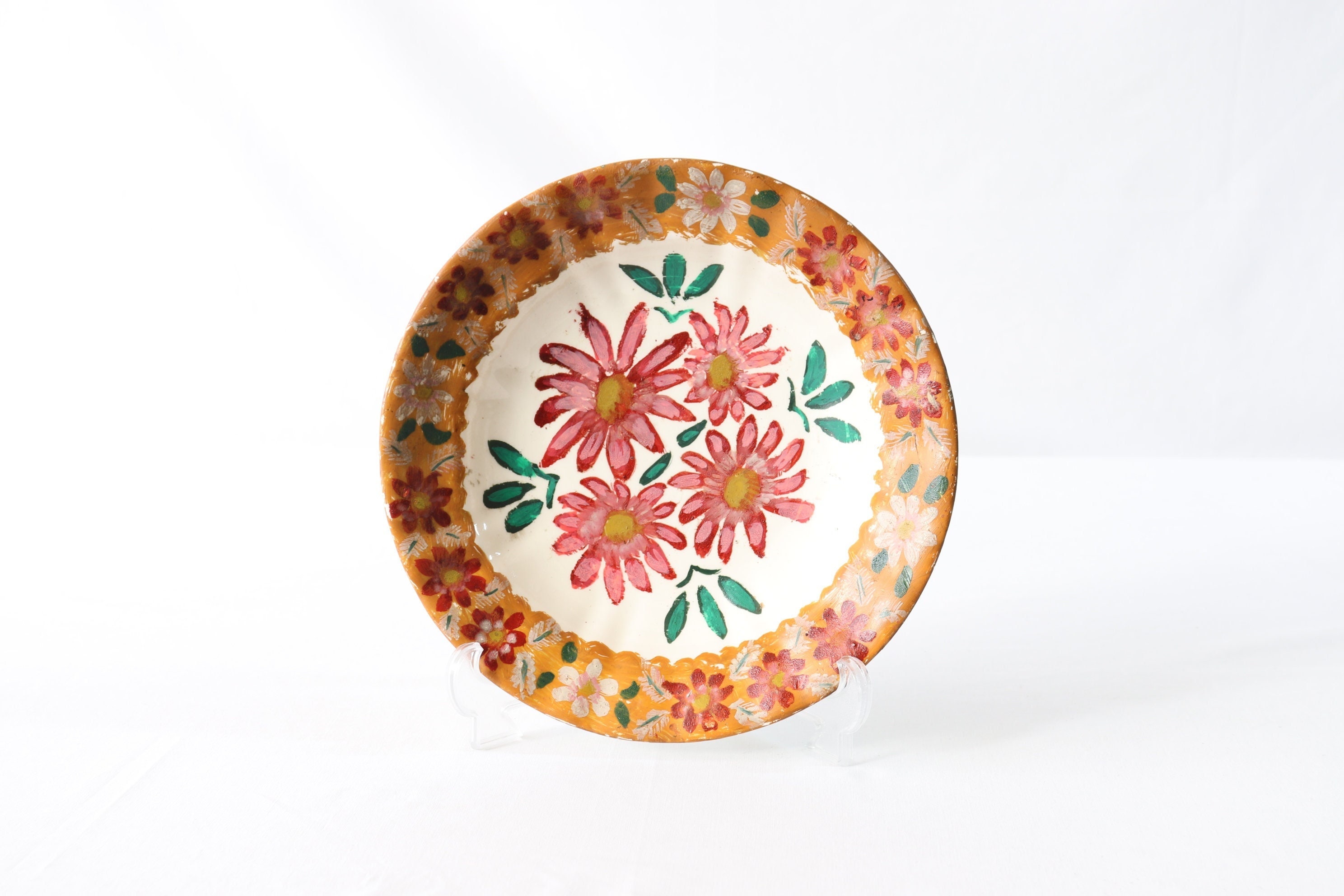 Antique Decorative Plate, Majolica Plate, Romanian Plate, Wall Hanging ...