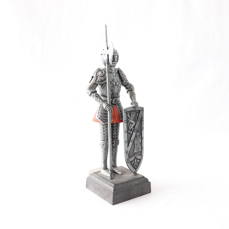 Medieval Knight Armor, Armor With Halberd, Medieval Figurine, Knight ...