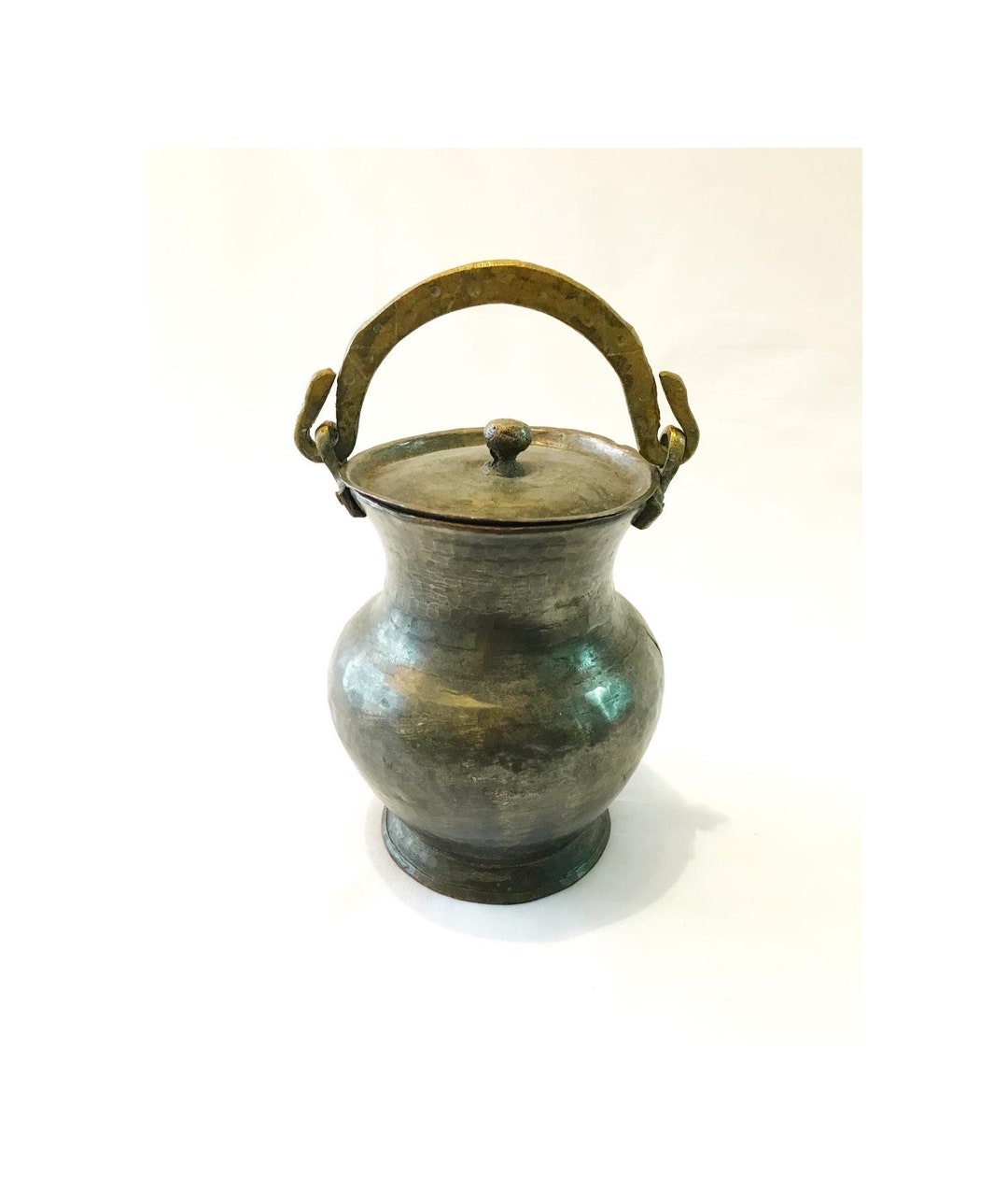 Antique Brass Cauldron, Cauldron With Lid, Cauldron With Handle ...