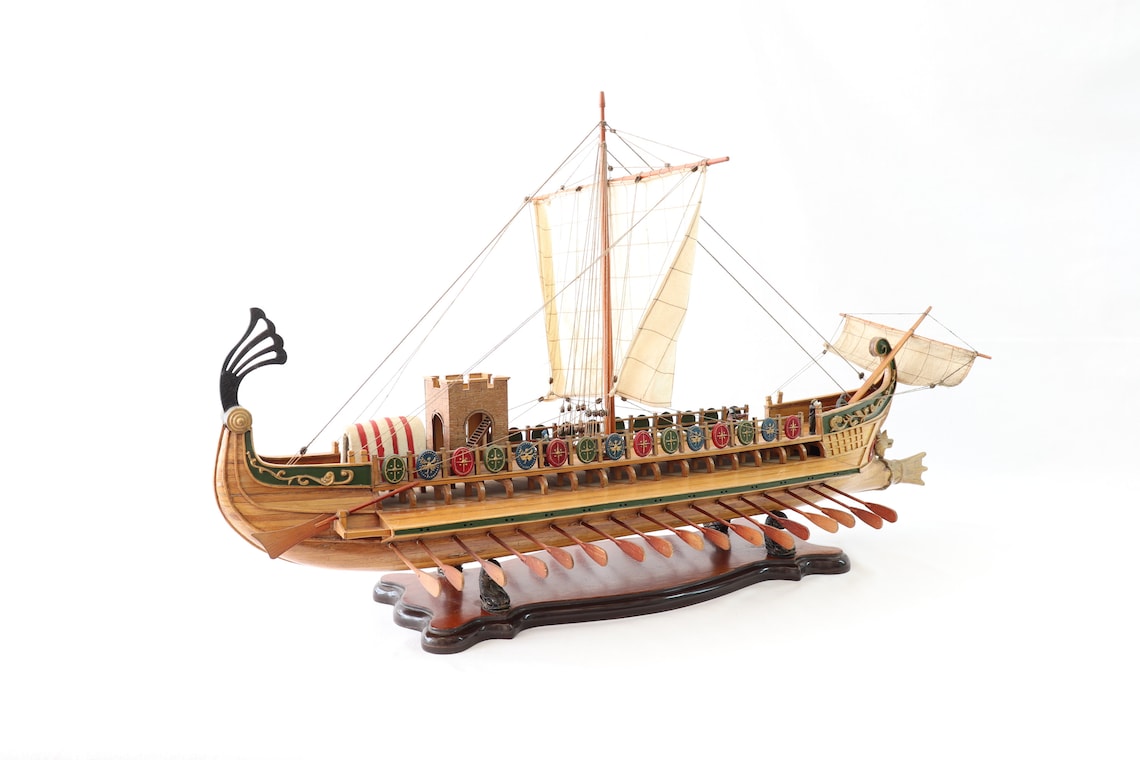 Caesar Ship Model Julius Caesar Ship Roman Ship Roman - Etsy