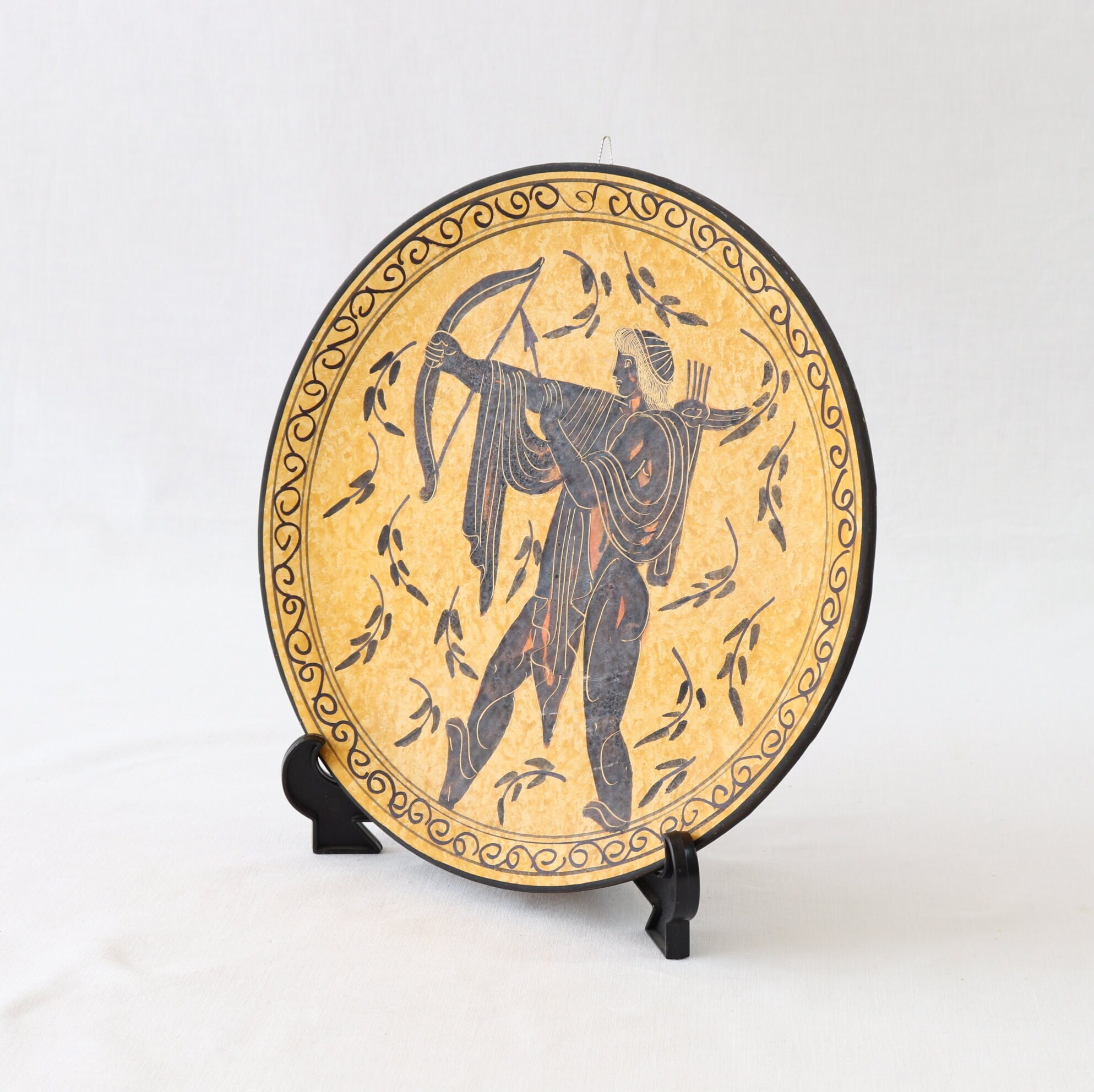 Greek Ceramic Plate, Ancient Greek Plate, Decorative Wall Hanging Plate ...