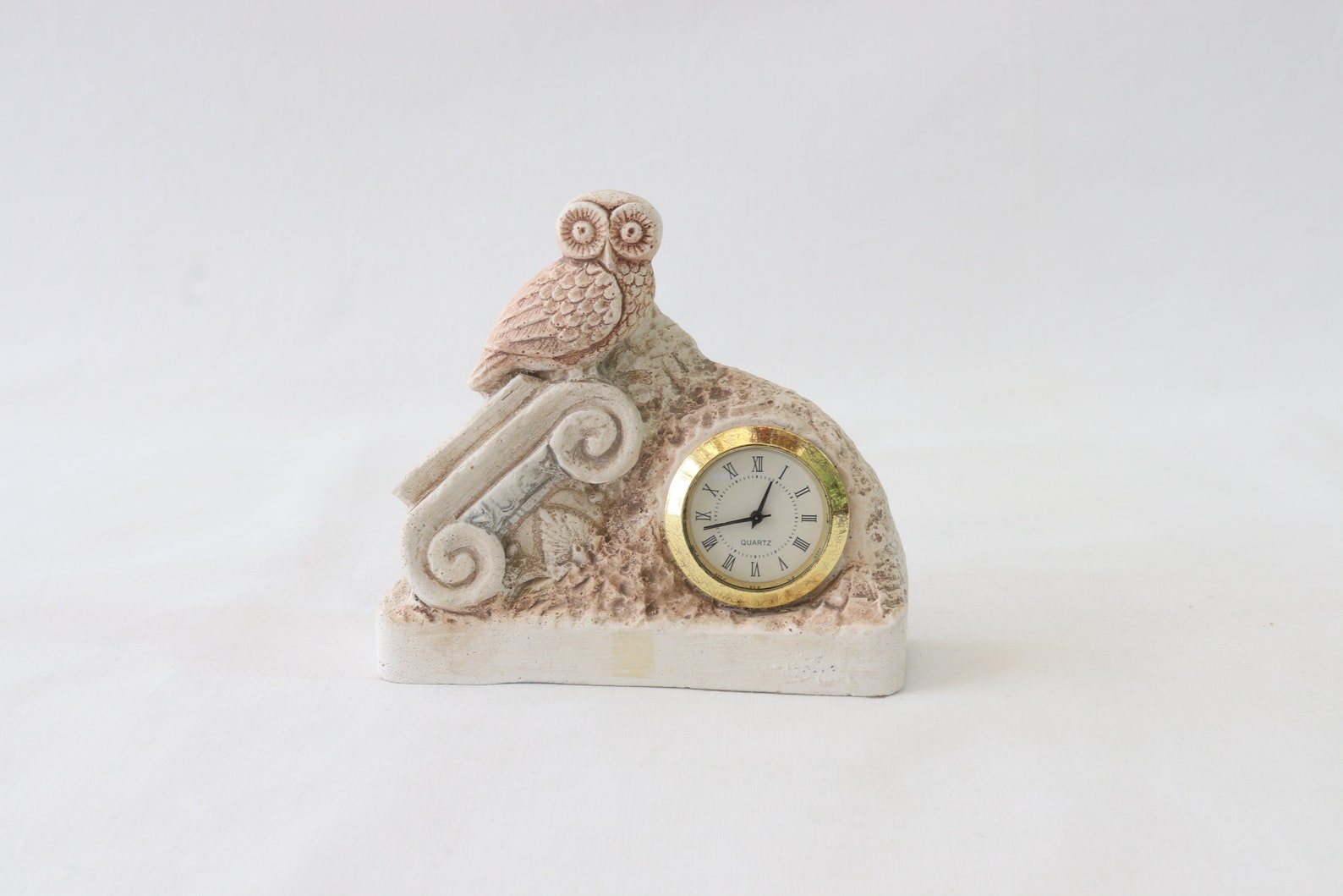 Ancient Greek Table Clock Desk Clock Ceramic Table Clock - Etsy