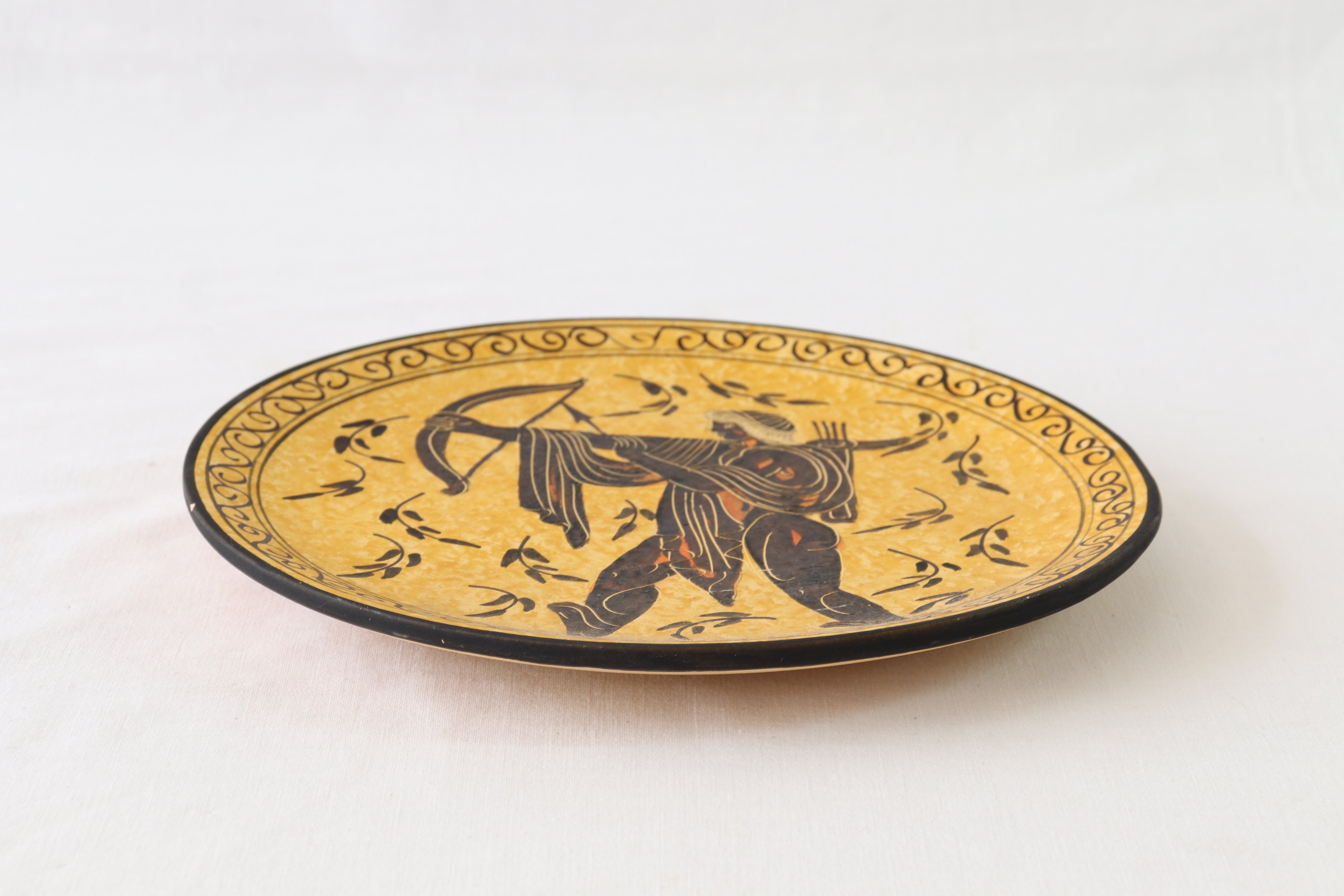 Greek Ceramic Plate, Ancient Greek Plate, Decorative Wall Hanging Plate ...