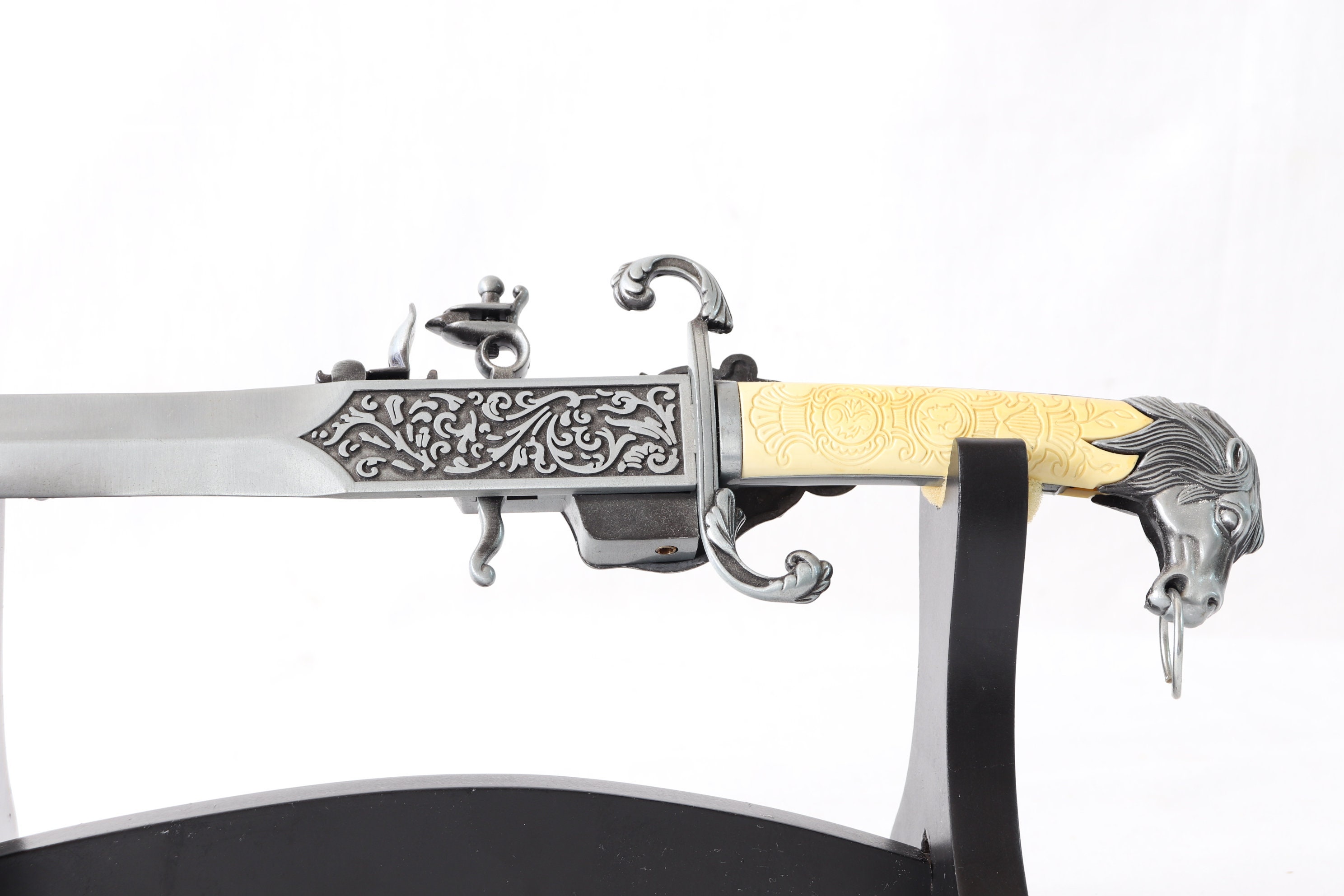 Flintlock Pistol Replica, Pistol Dagger Replica, English Pistol Replica ...