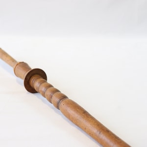 Antique Distaff, Wooden Distaff, Handmade Distaff, Spinning Distaff ...
