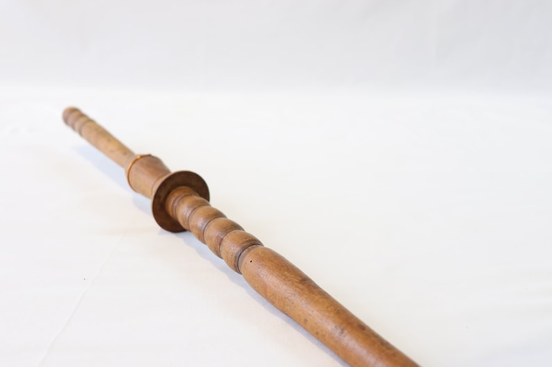 Antique Distaff, Wooden Distaff, Handmade Distaff, Spinning Distaff ...