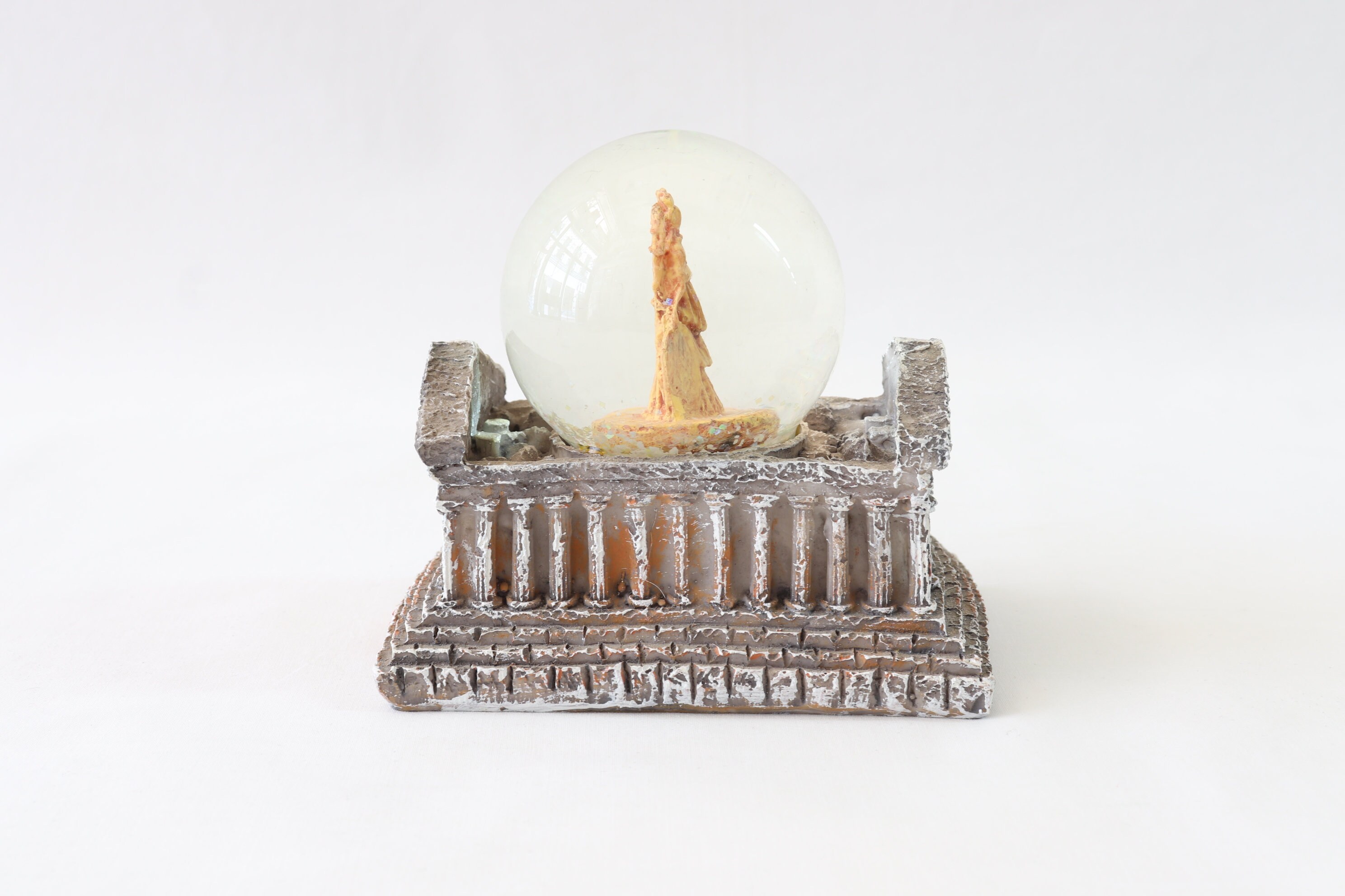 Acropolis Snow Globe, Athena Goddess Snow Globe, Acropolis, Parthenon ...