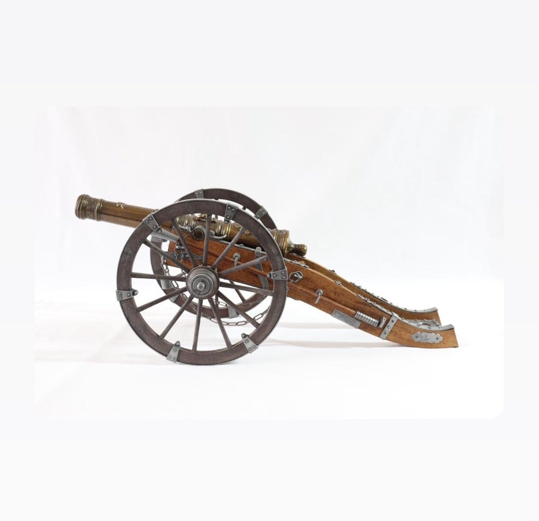 Handmade French Field Cannon Model, Vintage Handmade American Civil War ...