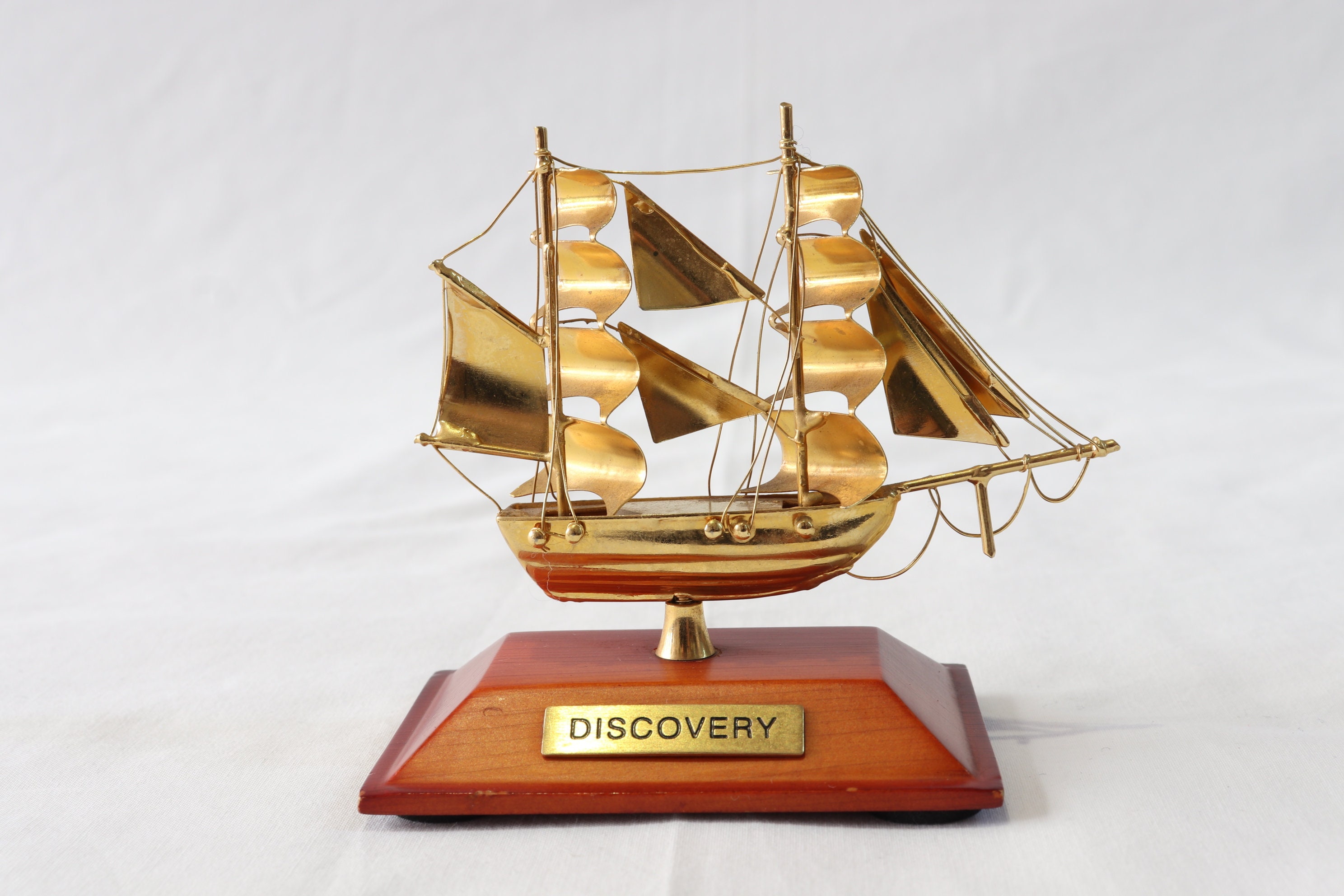 Discovery Ship Model Gold Plated Ship Model Handmade Ship | Etsy