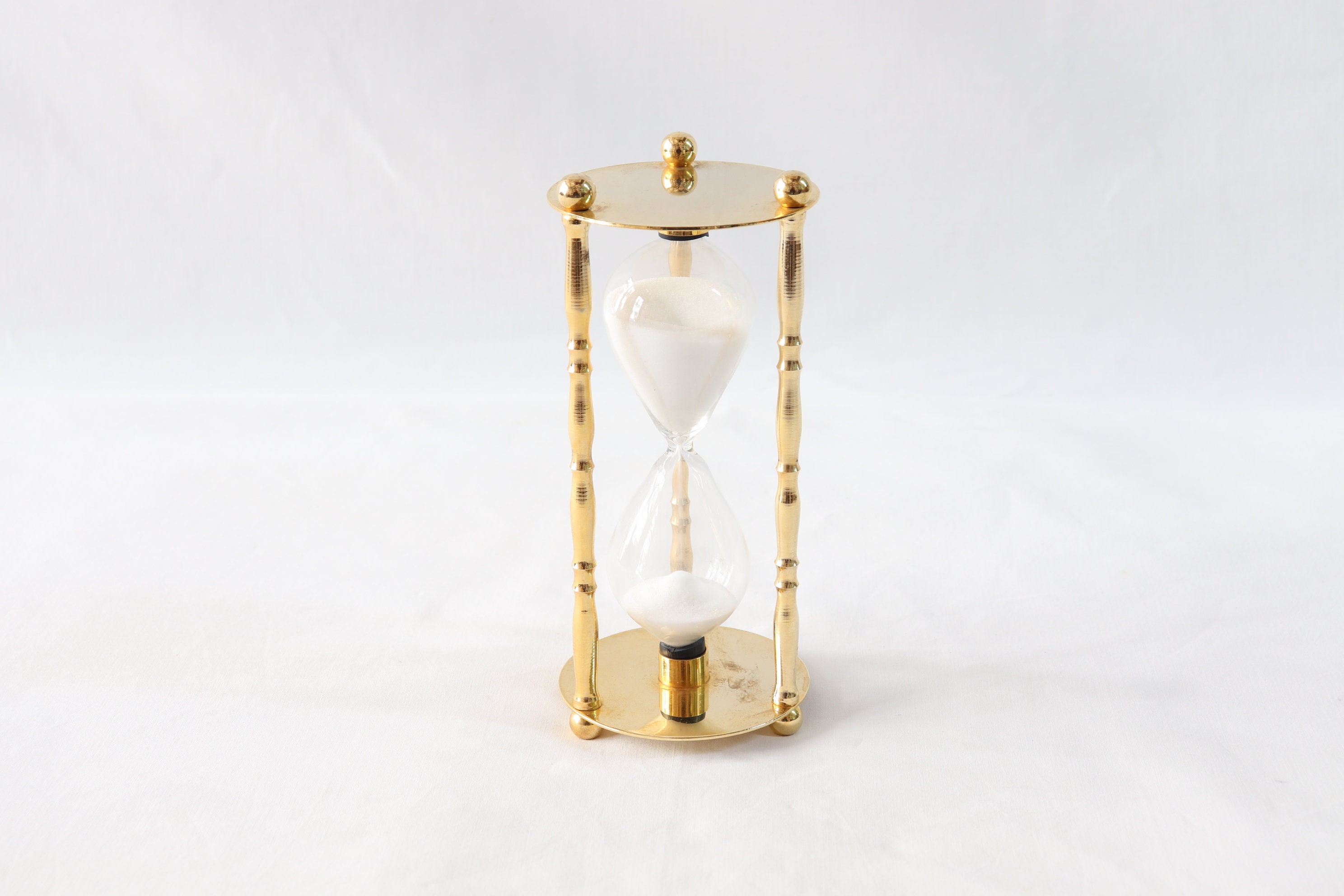 Vintage Brass Hourglass, Hourglass Timer, Vintage Sand Timer, Sand ...