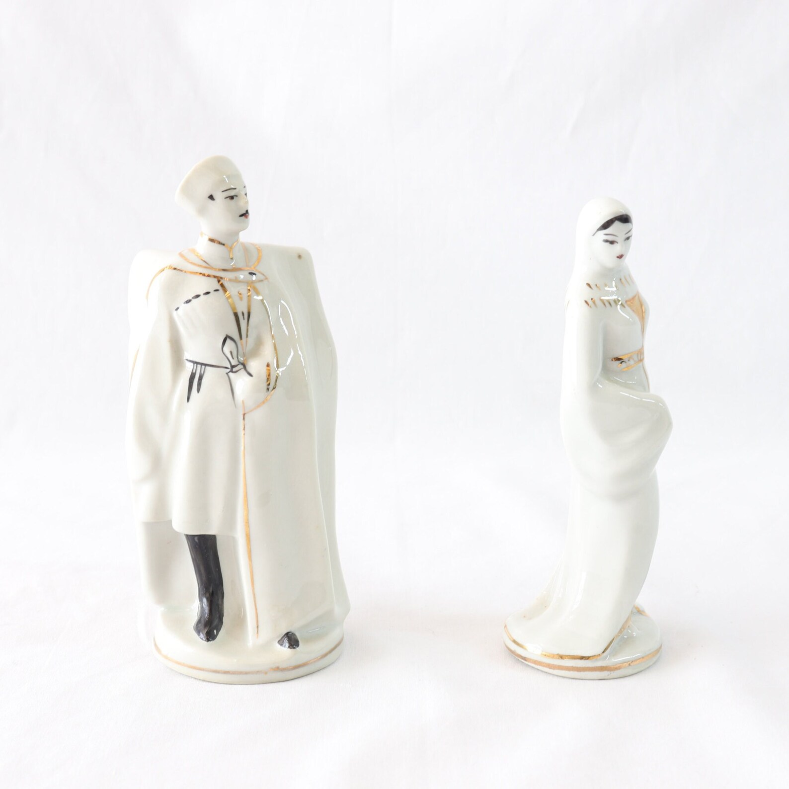Porcelain Figurines, Couple Figurines, Handmade Figurines, Vintage ...