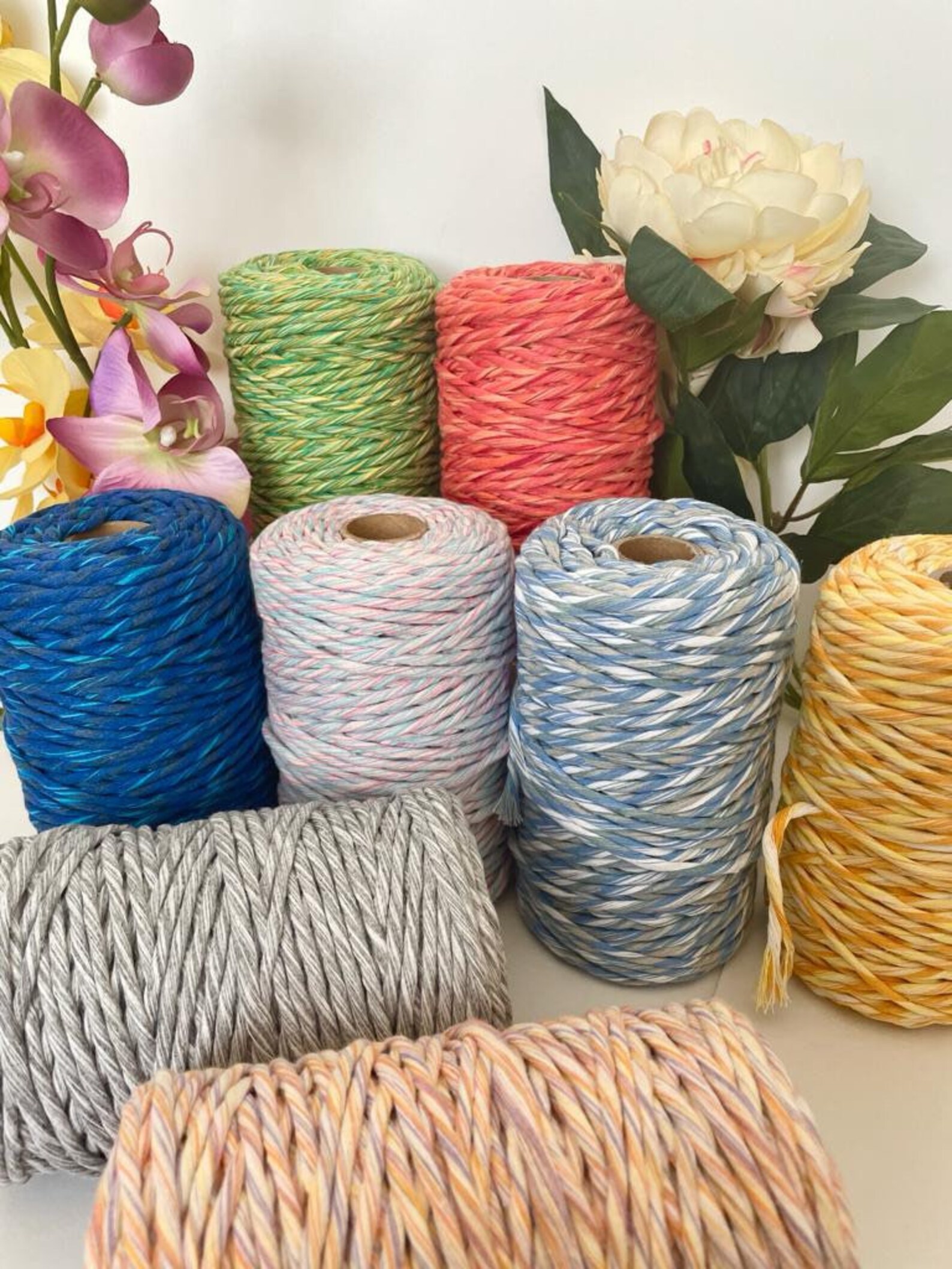 New Beautiful Colors Single Twist Cord 4 Mm 100 M 108 - Etsy