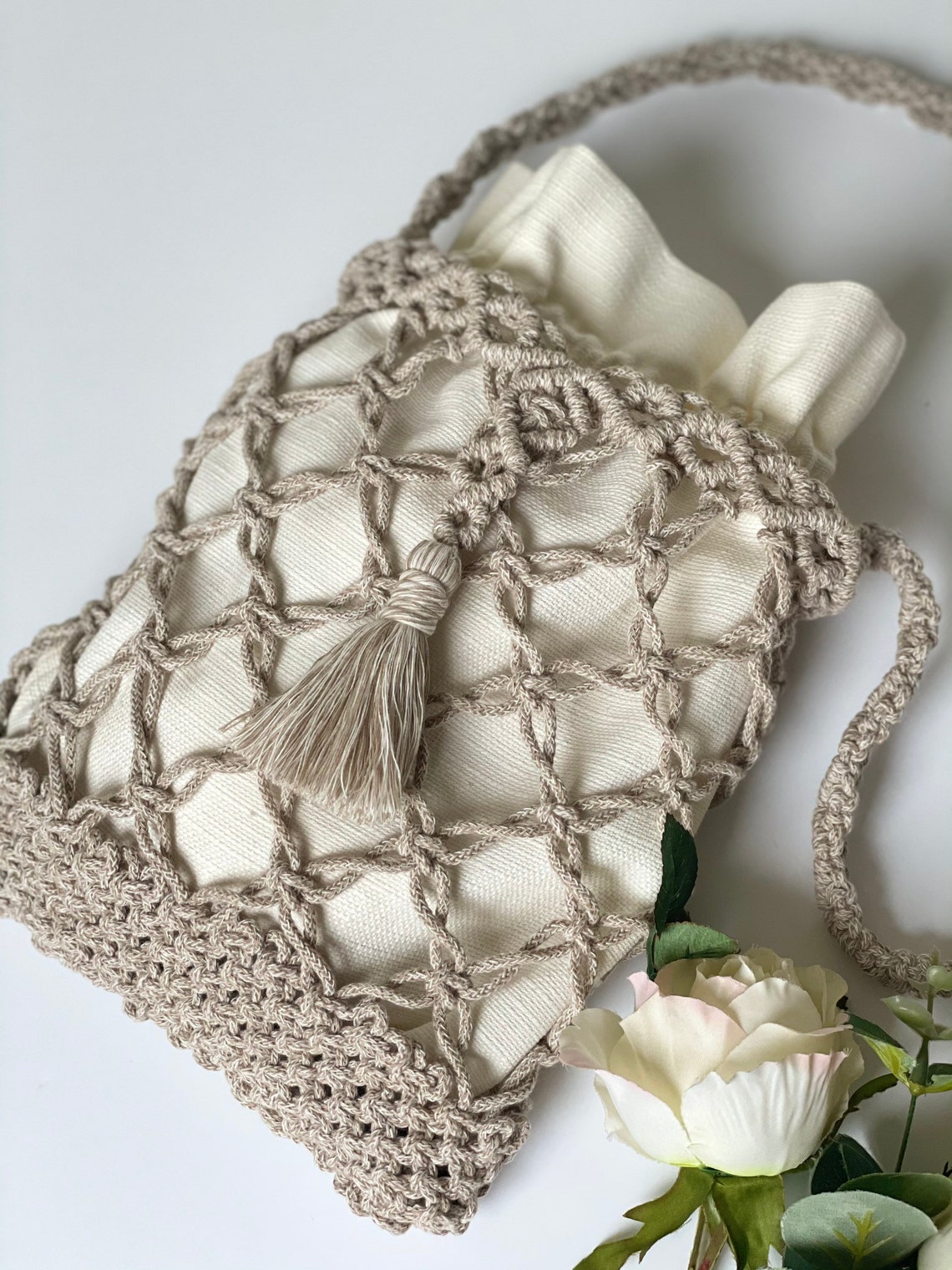 Macrame Bag Boho Bag Hippie Bag Festival Bag Crochet Bag | Etsy