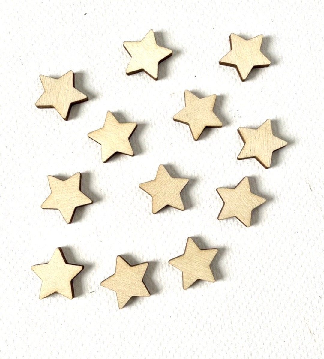 5 Pieces Small Wooden Stars - Etsy