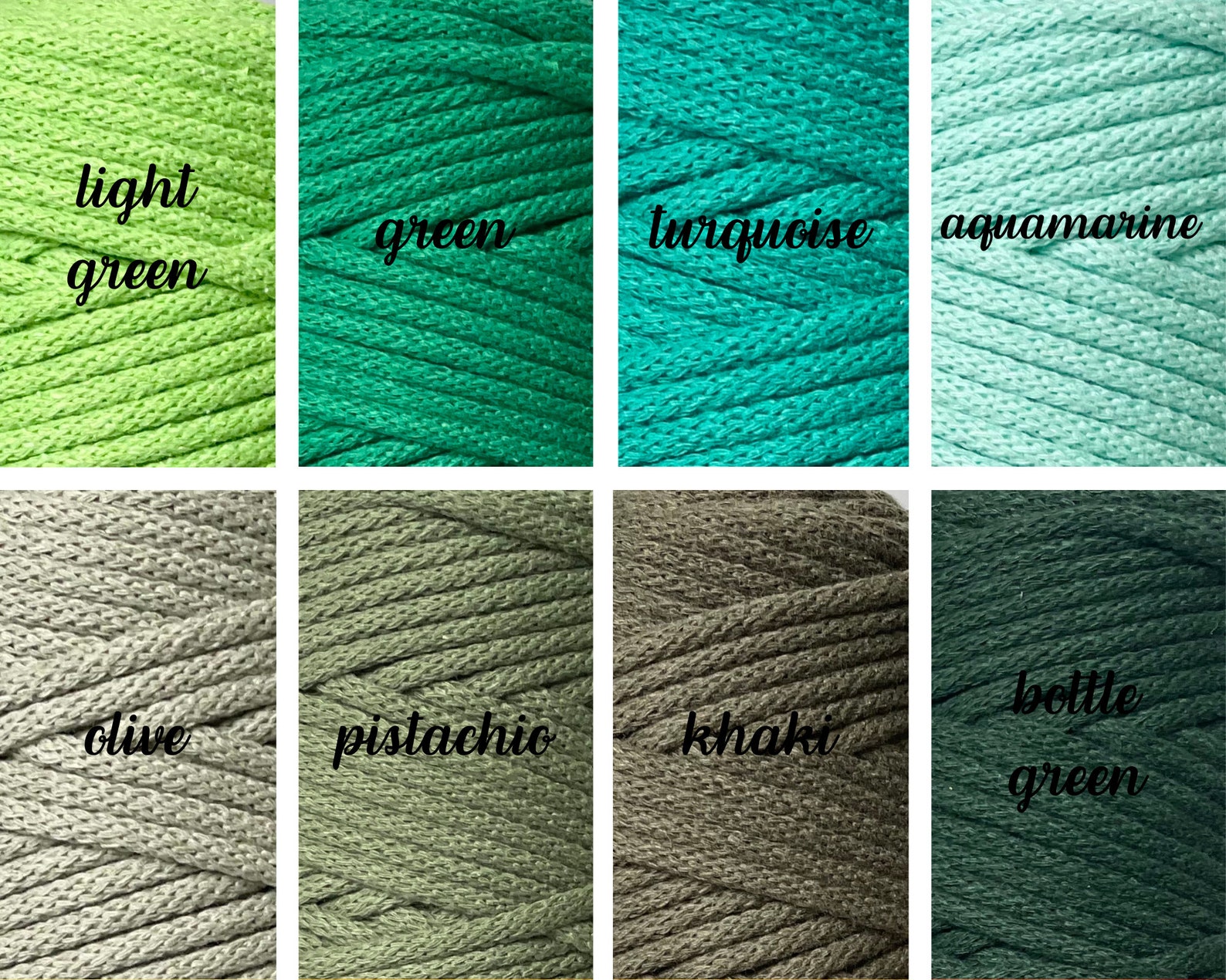 BRAIDED COTTON CORD 4mm 100 M 108 Yards Macrame Cord - Etsy Ireland