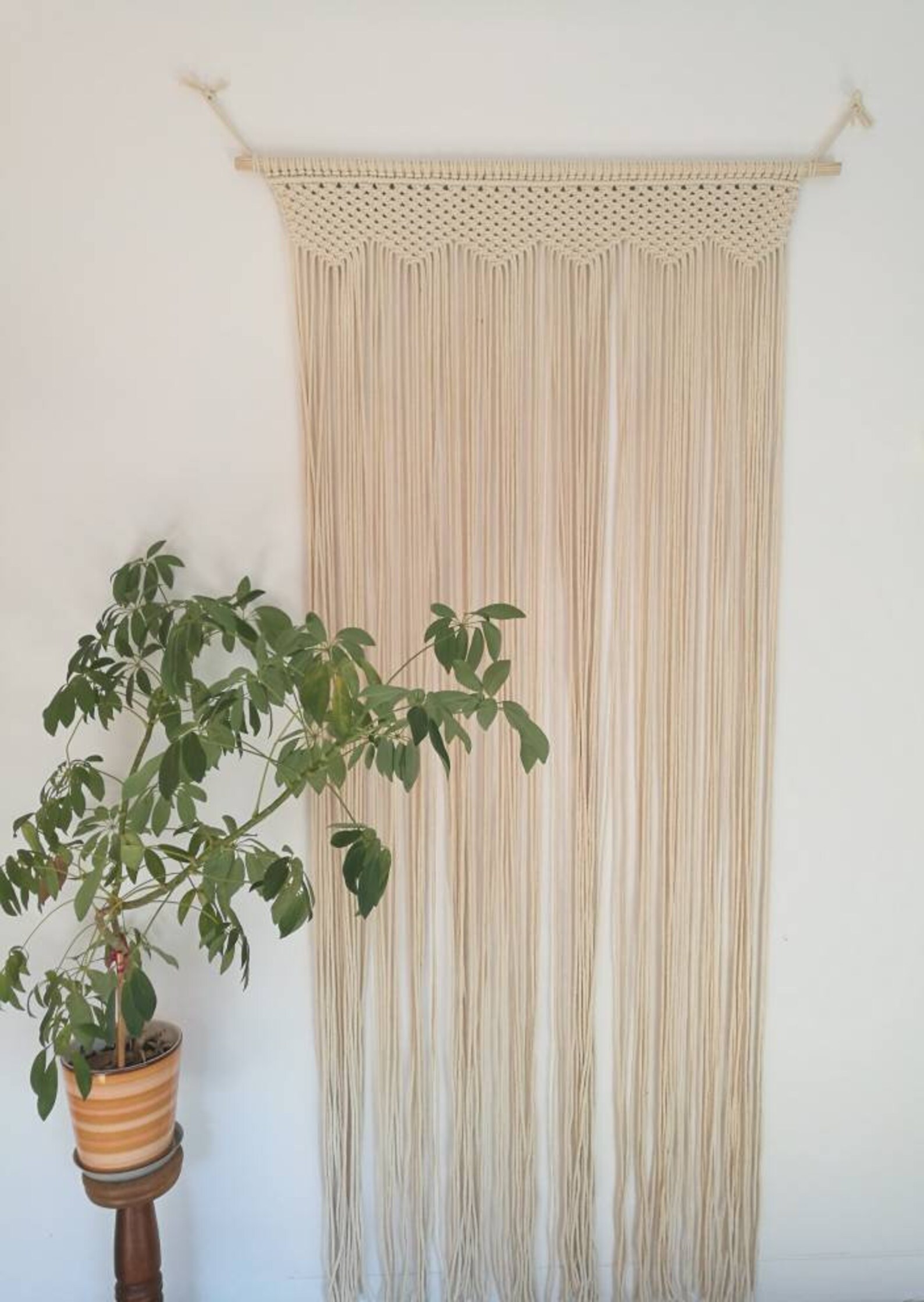 Curtain Macrame Large Macrame Wedding Macrame - Etsy