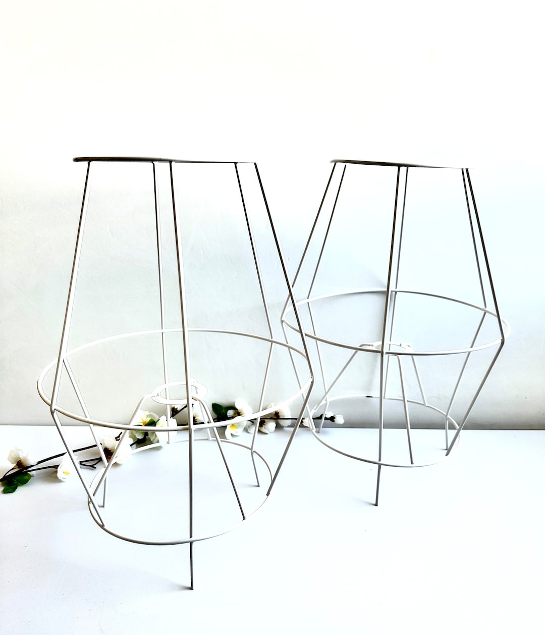 Diamond-shaped Lampshade Frame With Legs, Frame for the Lampshade ...