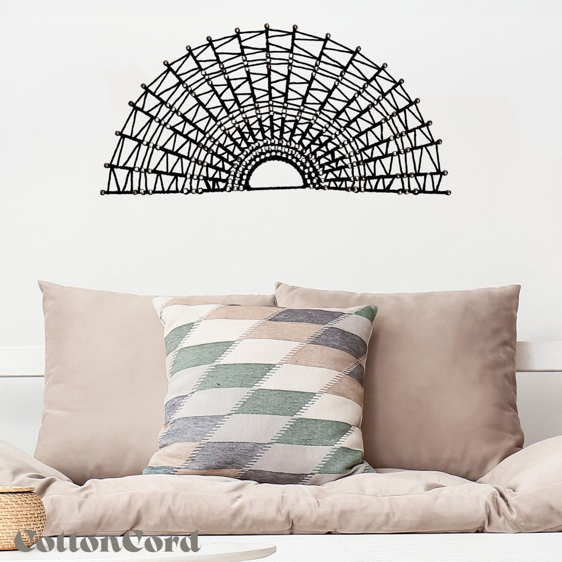 Metal Frame for Making a Macrame Fan. Diy Rims - Etsy
