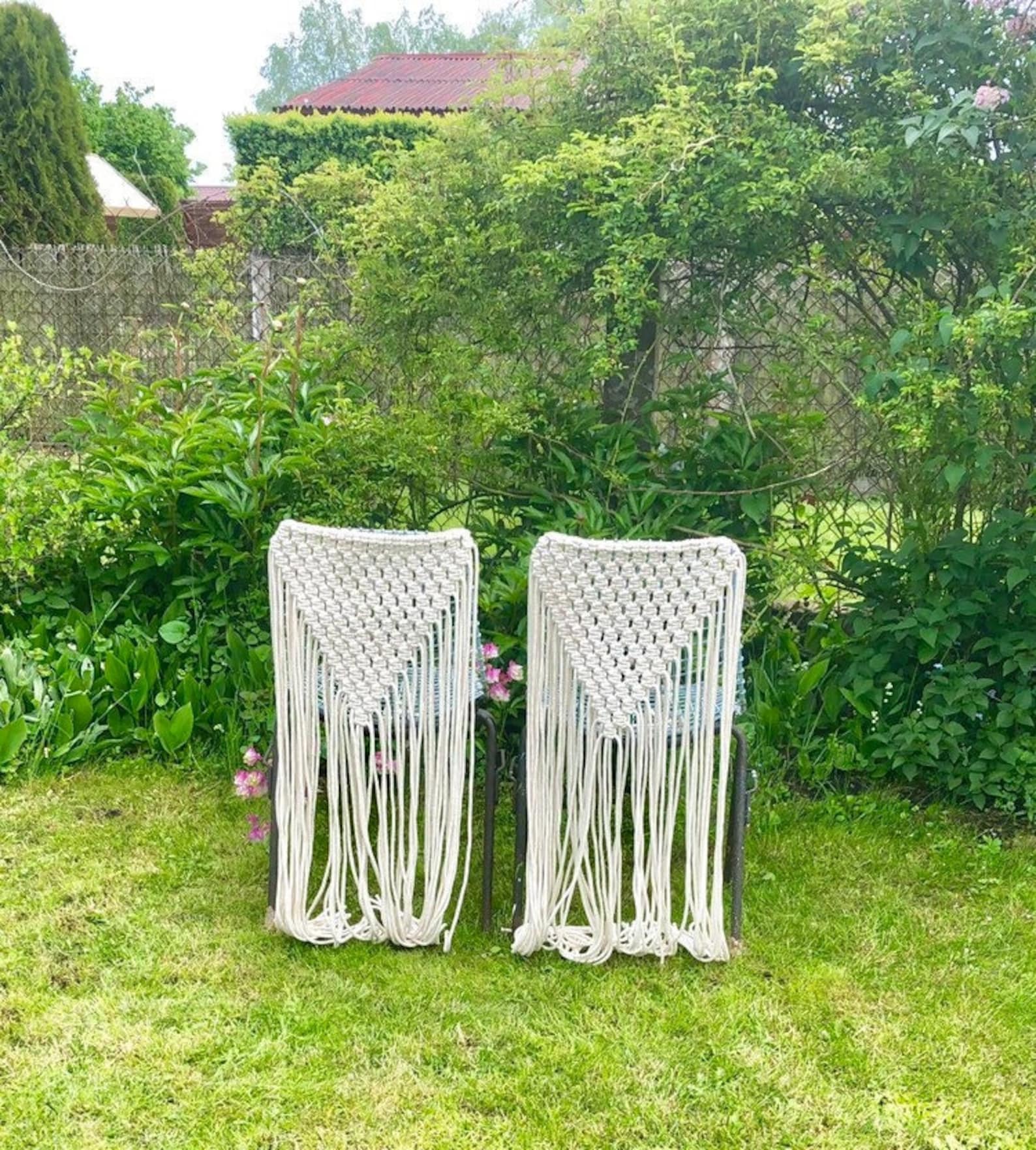 Wedding Macrame Back Chair Macrame Wedding Chair Back Decor - Etsy