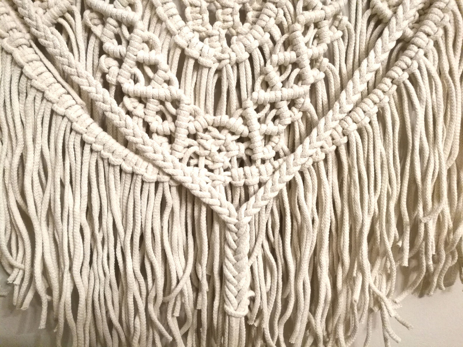 Macrame large macrame wall hanging wall macrame bohemian | Etsy