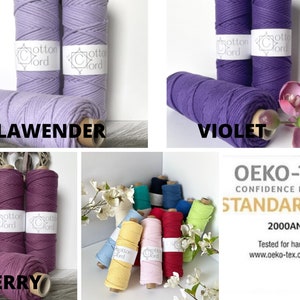 4 Mm Macrame Cord, Braided Cord With Detanglet Ends, Macrame Rope ...