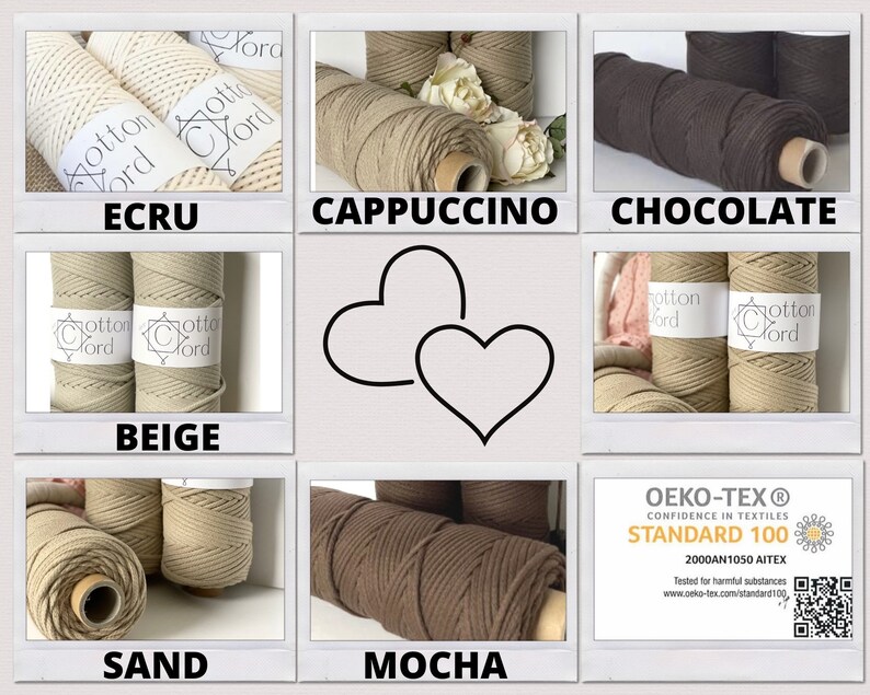 4 Mm Macrame Cord Braided Cord With Detanglet Ends Macrame - Etsy