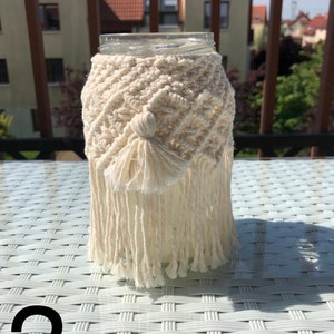 Macrame Vase, Macrame Jar, Macrame Lanterns, Wedding Decor, Table Decor ...